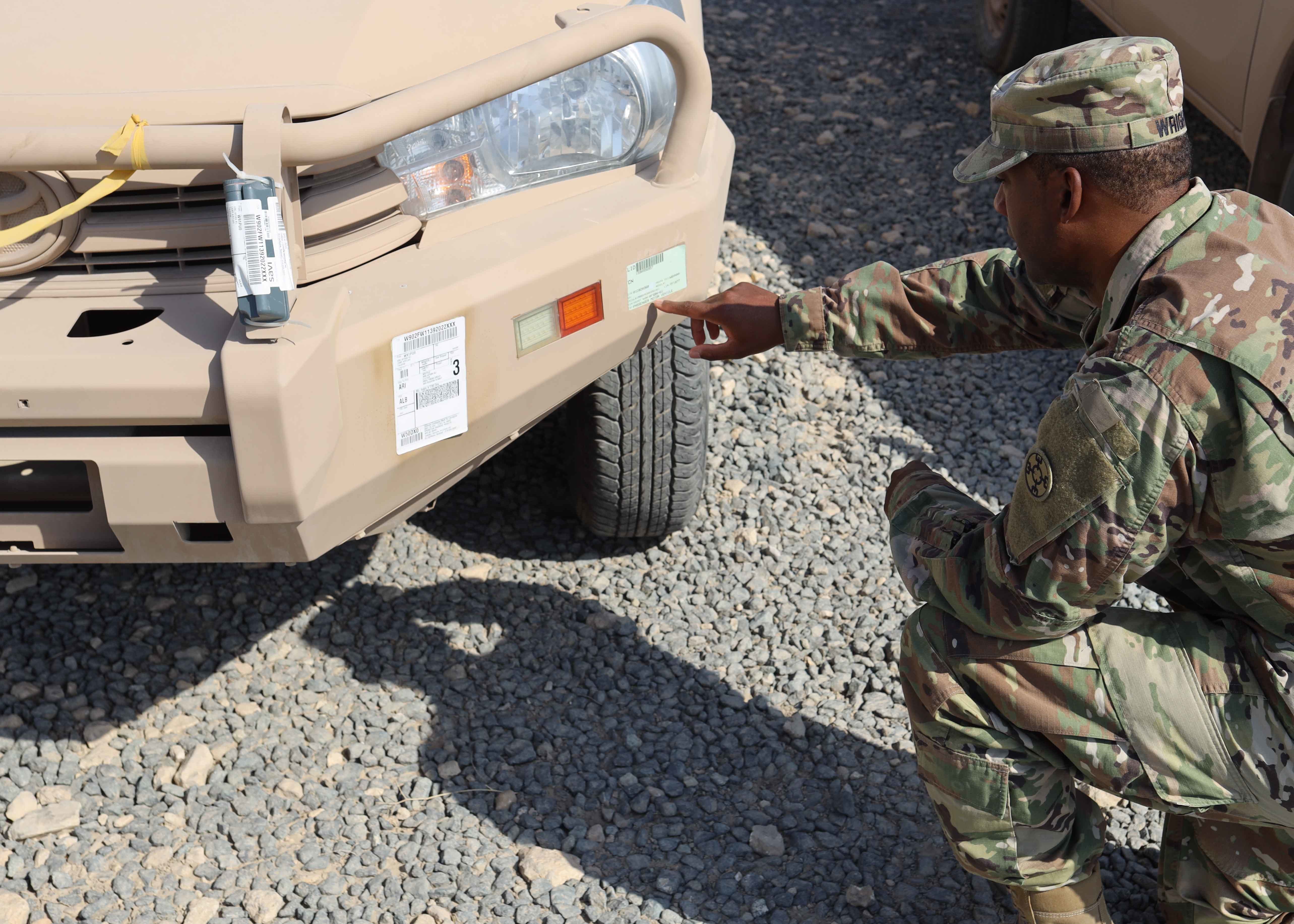 CTEF team clears lot, delivers military vehicles, firearms to Iraqi ...