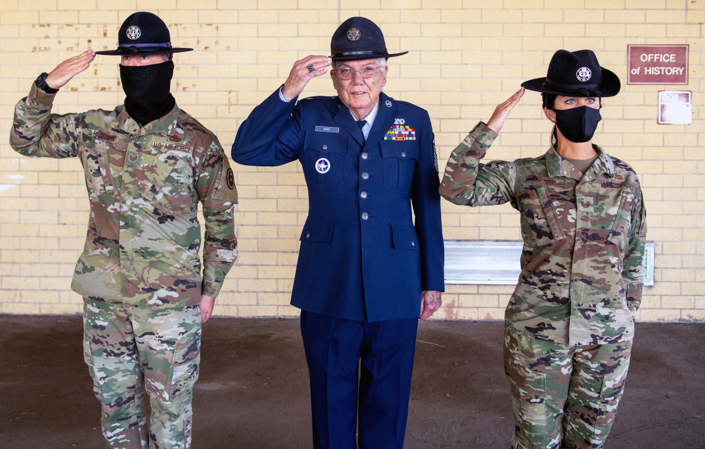 Military training instructor dons uniform for the last time > Air ...