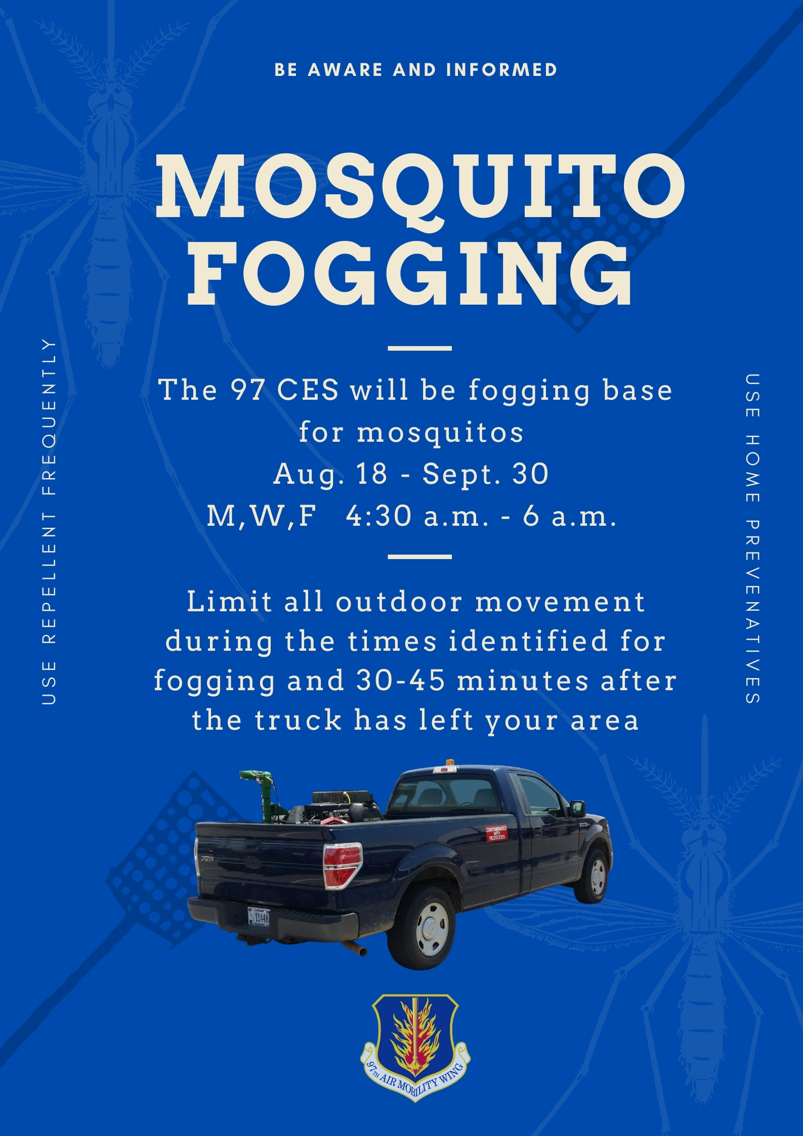 Mosquito Fogging on AAFB