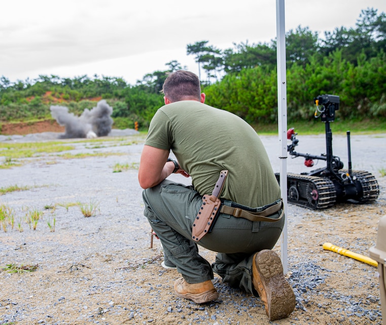 Going out with a bang - Explosive Ordnance Disposal demolition range ...