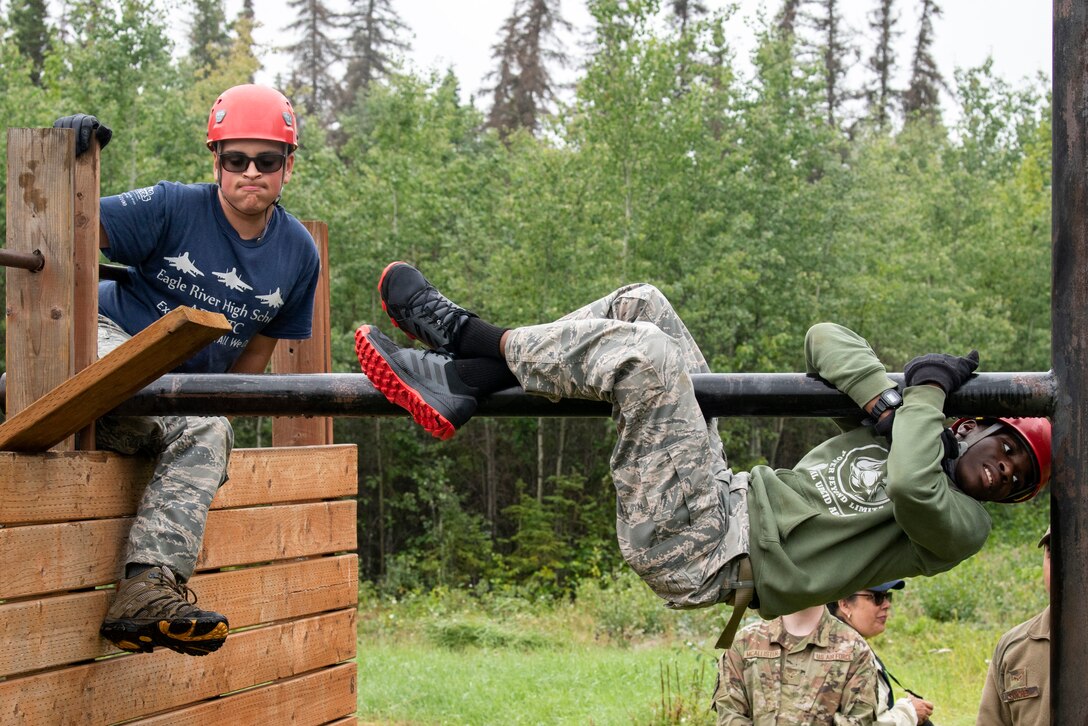Eagle River High School JROTC completes Leadership Reaction Course