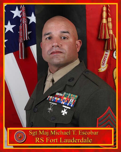Sgt. Maj. Michael T. Escobar > 6th Marine Corps District > Leaders