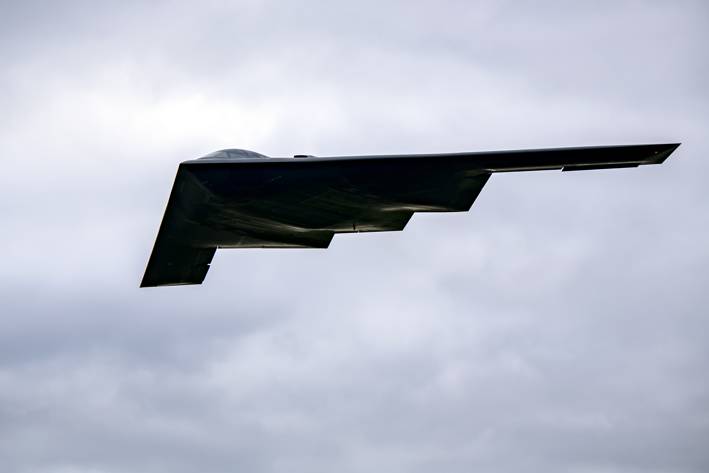 Bomber Task Force B-2s integrate over UK airspace