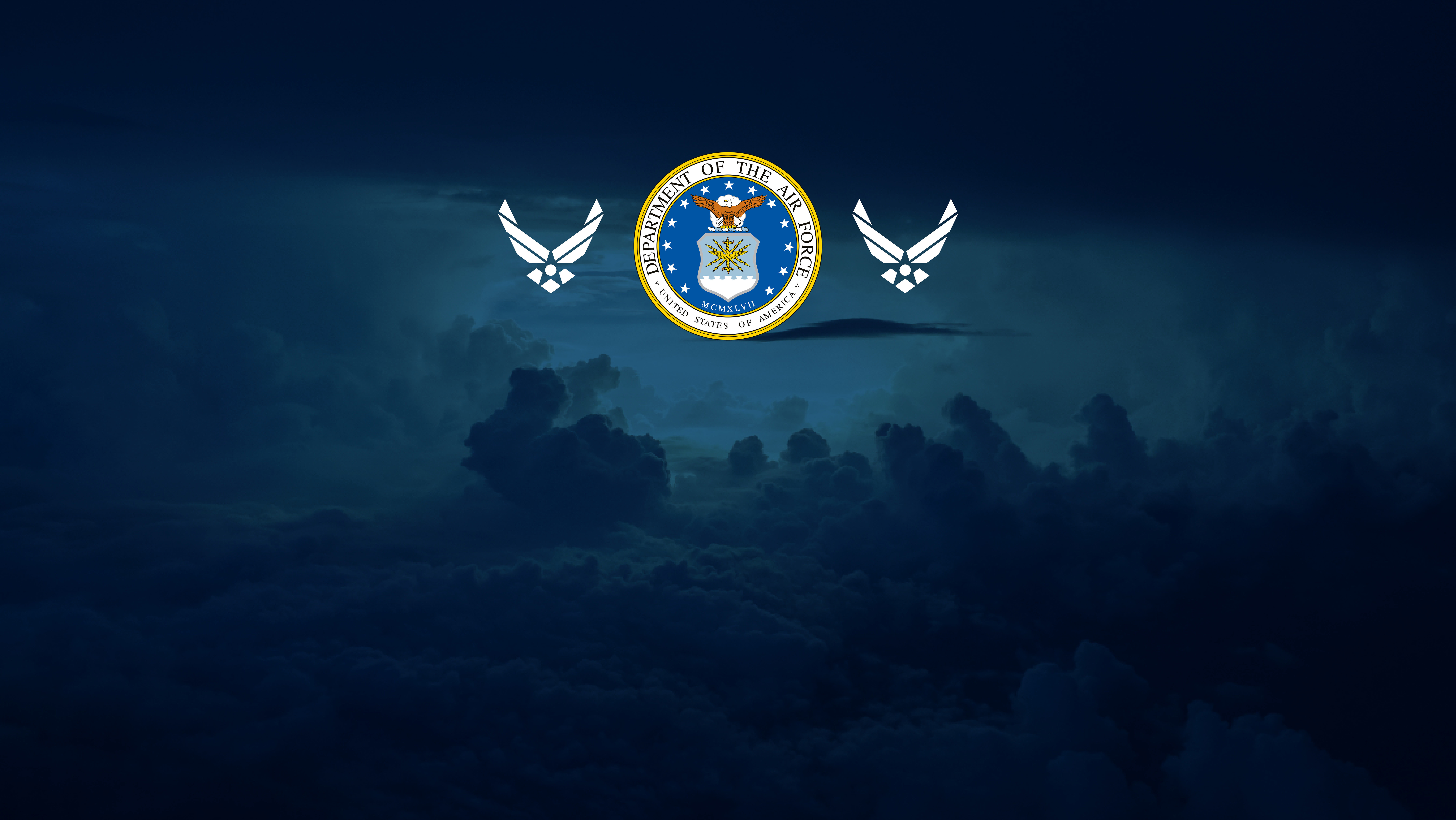 Dept of Air Force and Air Force Rotator Graphic