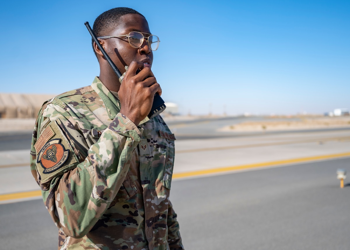 Airfield management ensures flightline safety at ASAB > U.S. Air Forces ...