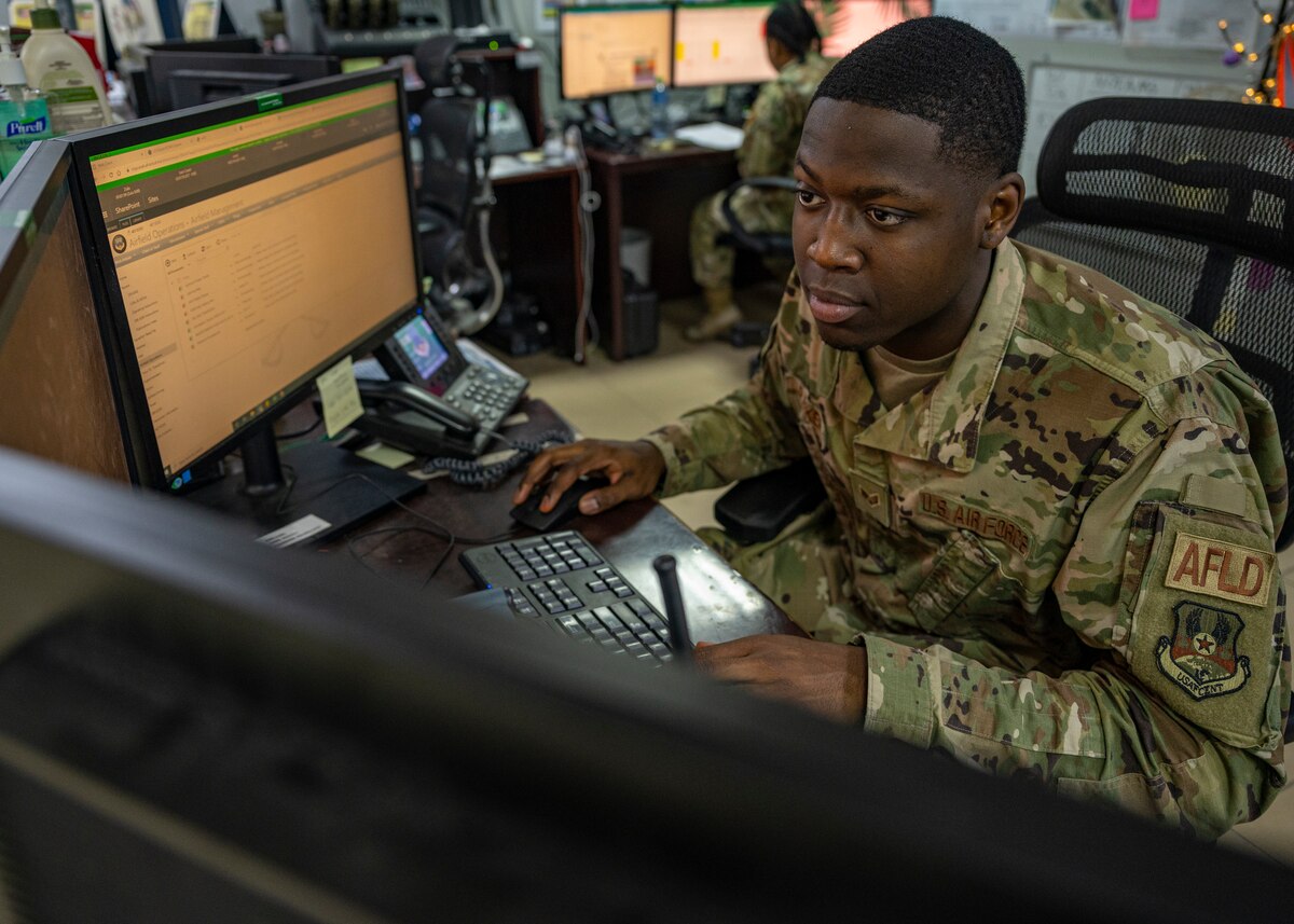 Airfield management ensures flightline safety at ASAB > U.S. Air Forces ...