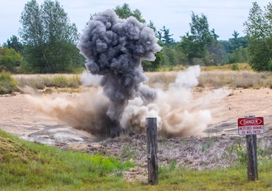 grenade exploding underwater