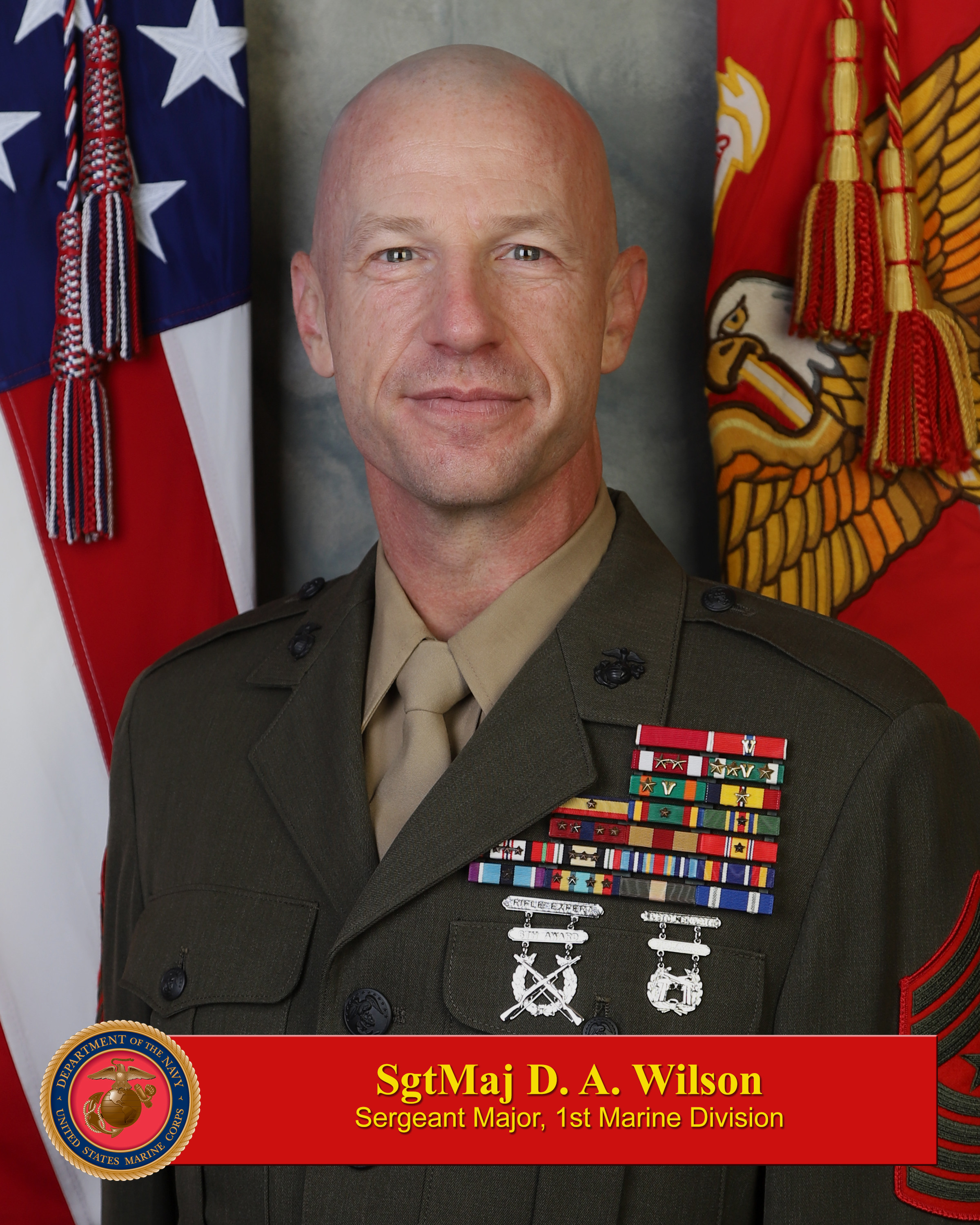 Sergeant Major David A. Wilson > 1st Marine Division > Leaders