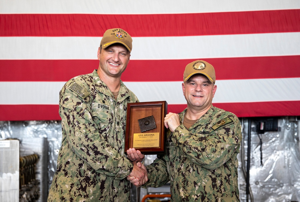 USS Tulsa Relic Presentation