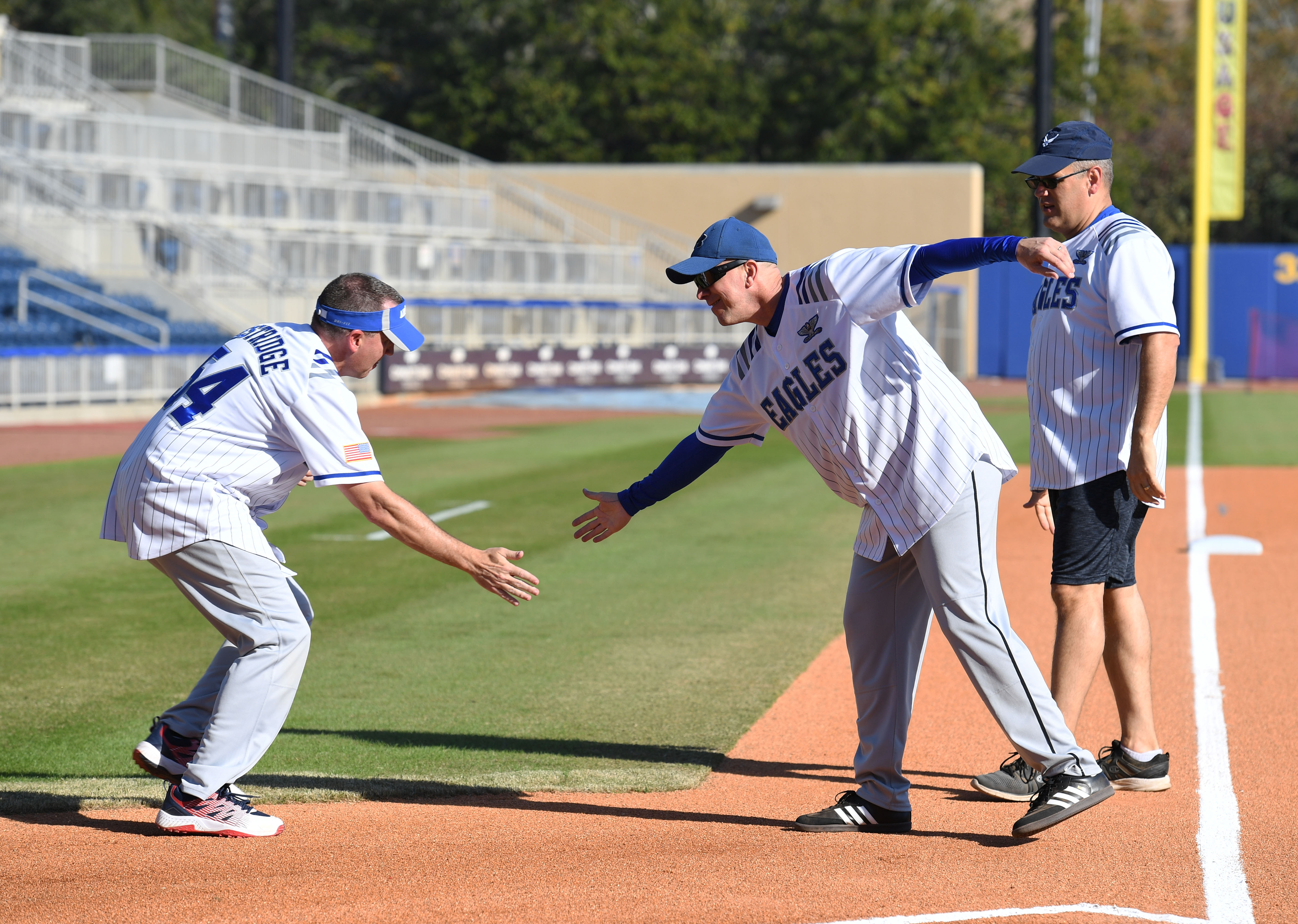 Dragons participate in Chiefs vs Eagles softball game > Keesler Air ...