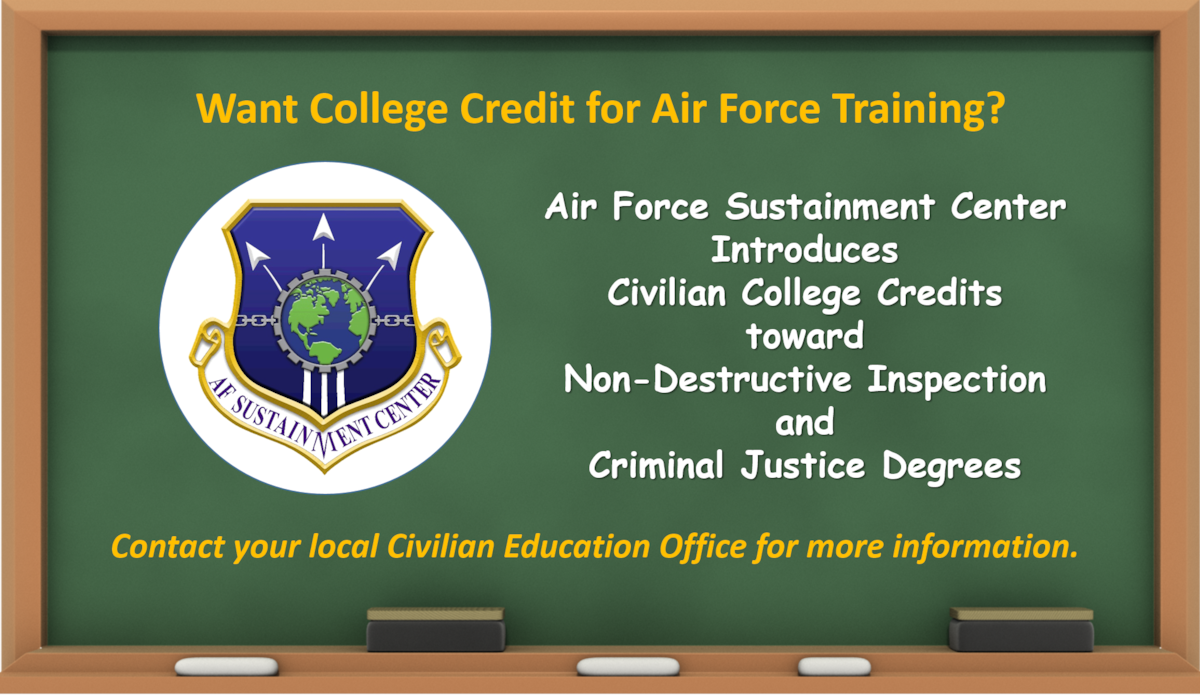 College Credits for Security Forces and Non-Destructive Inspection ...
