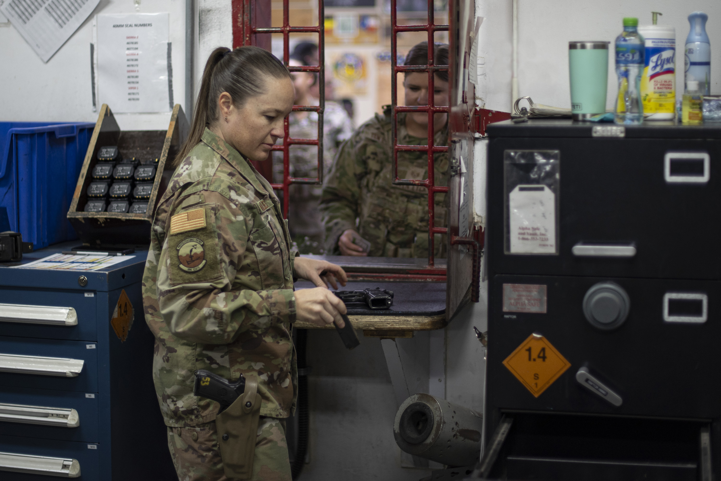 386th ESFS Keeps Base Ready