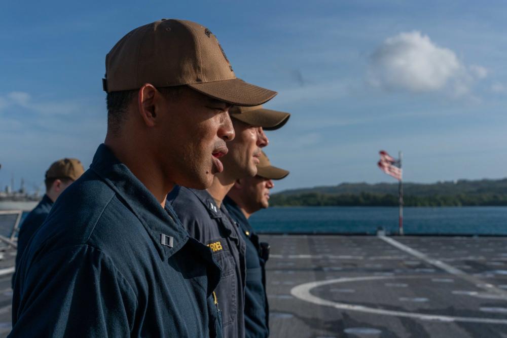 USS Jackson (LCS 6) Sailor Recites Sailors Creed