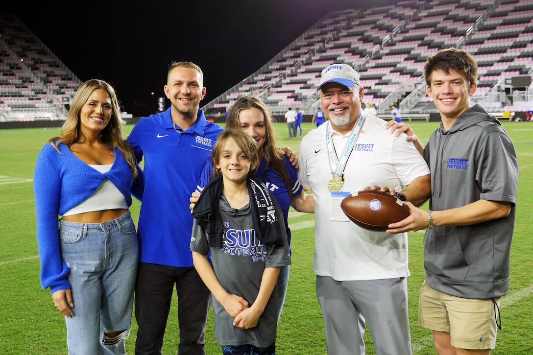 Jesuit head coach Matt Thompson is one of the few good men