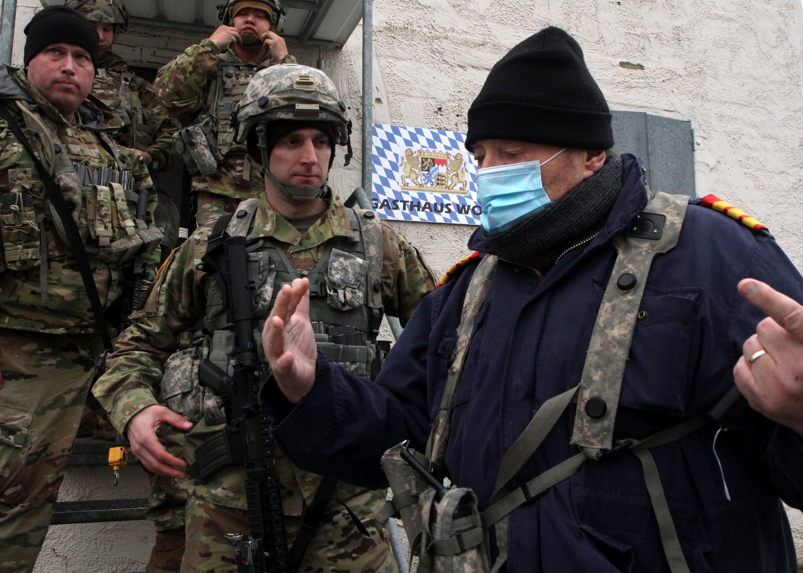 U.S. Army Reserve civil affairs support 1st Infantry Division during ...