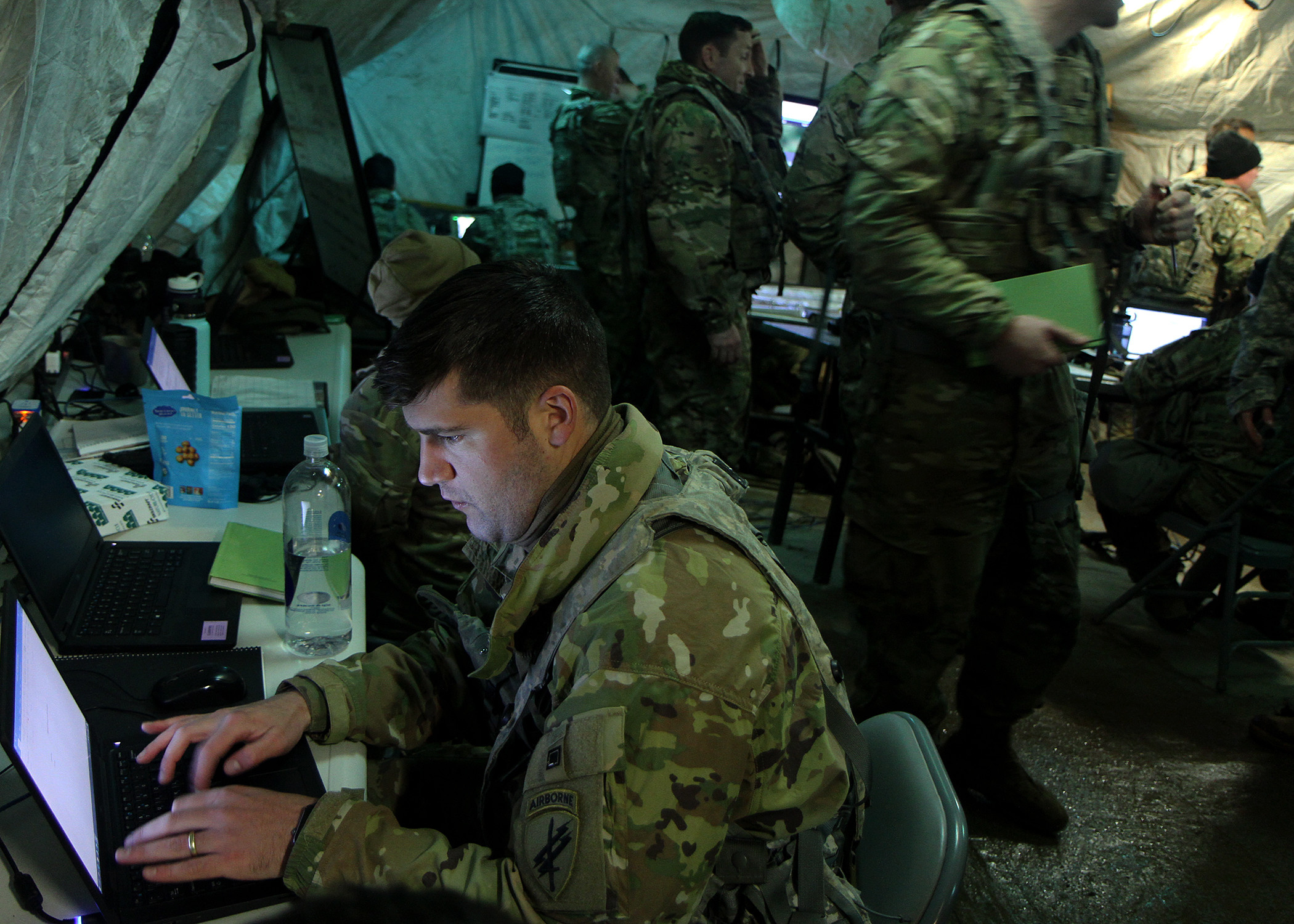 U.S. Army Reserve civil affairs support 1st Infantry Division during ...