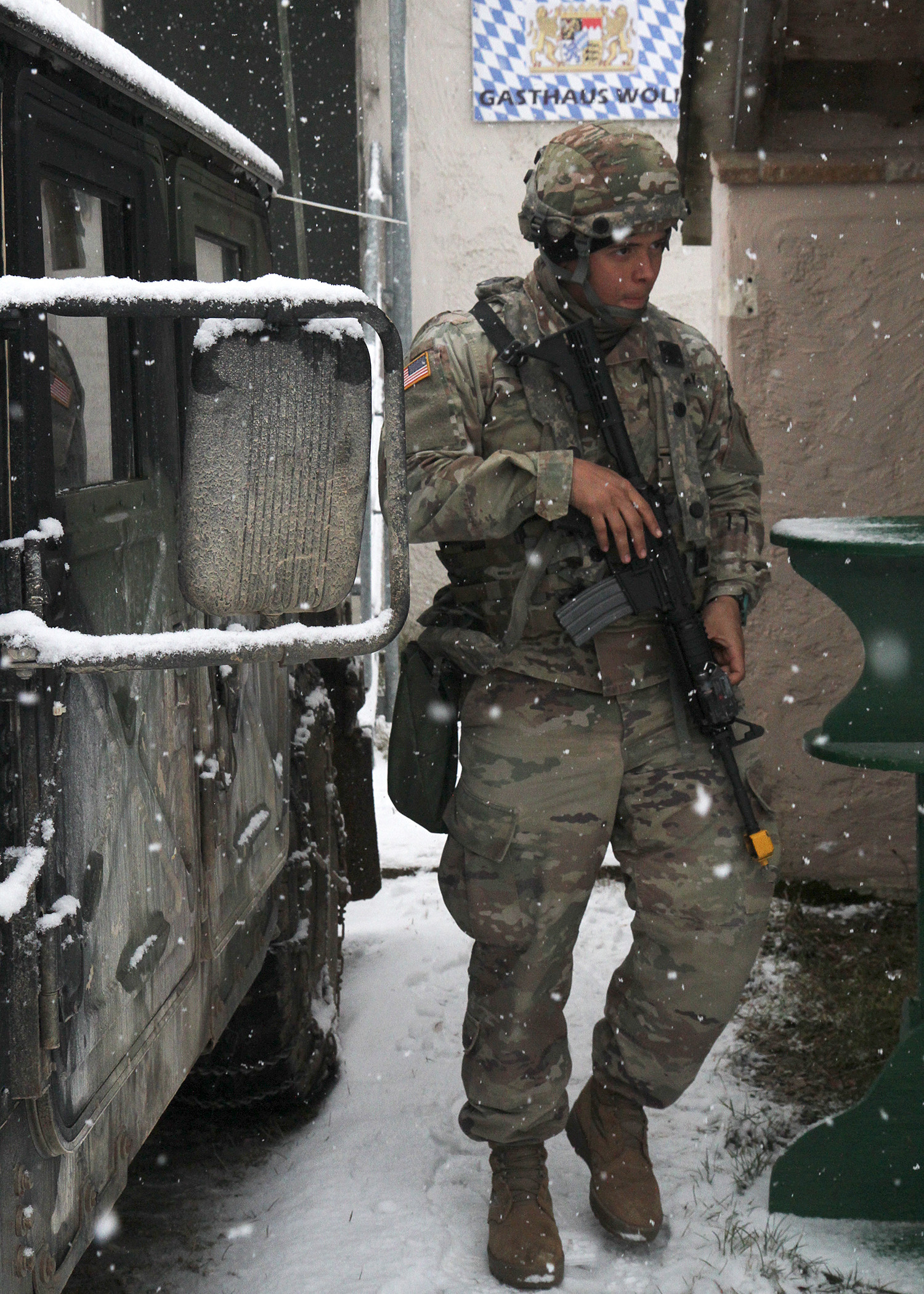 U.S. Army Reserve civil affairs support 1st Infantry Division during ...