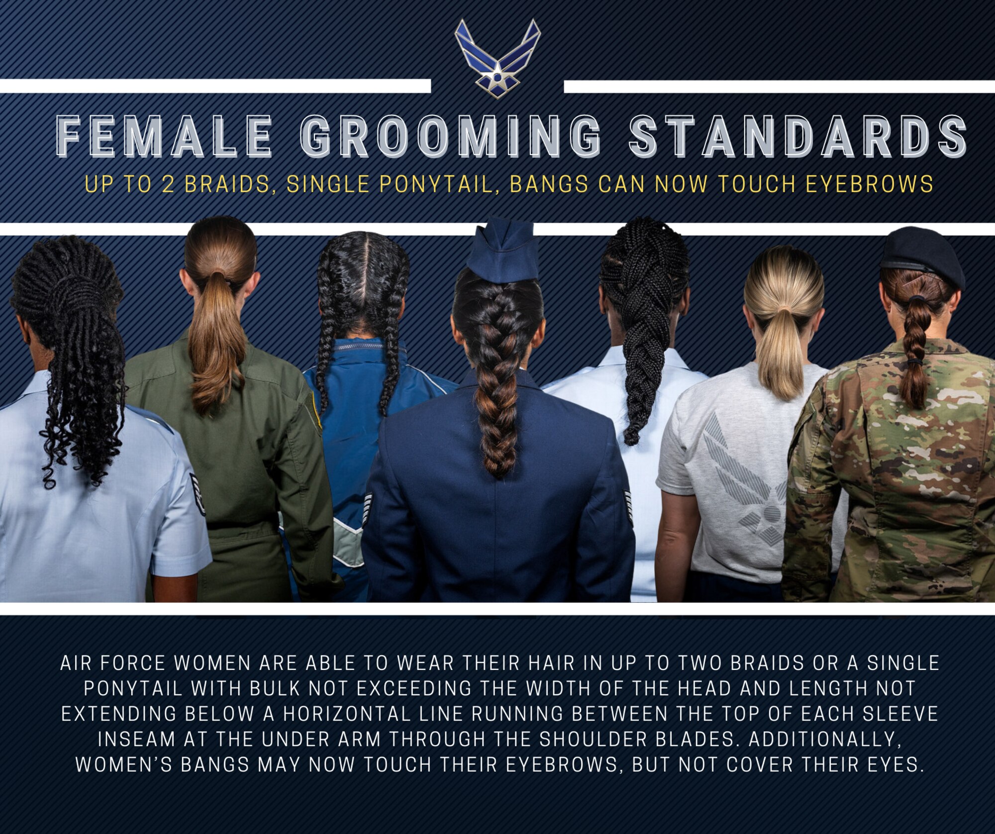 New Hairstyle Options Now Available For Female Airmen Davis Monthan