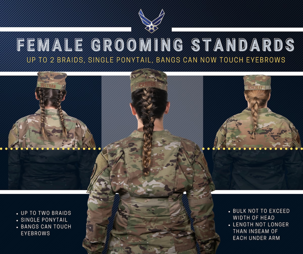 New hairstyle options now available for female Airmen > Davis-Monthan ...