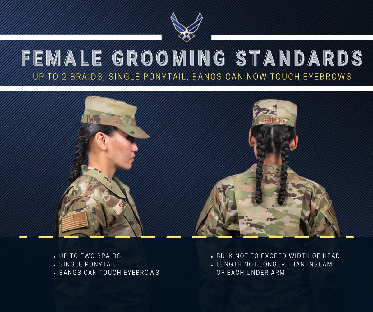 New hairstyle options now available for female Airmen > Davis-Monthan ...