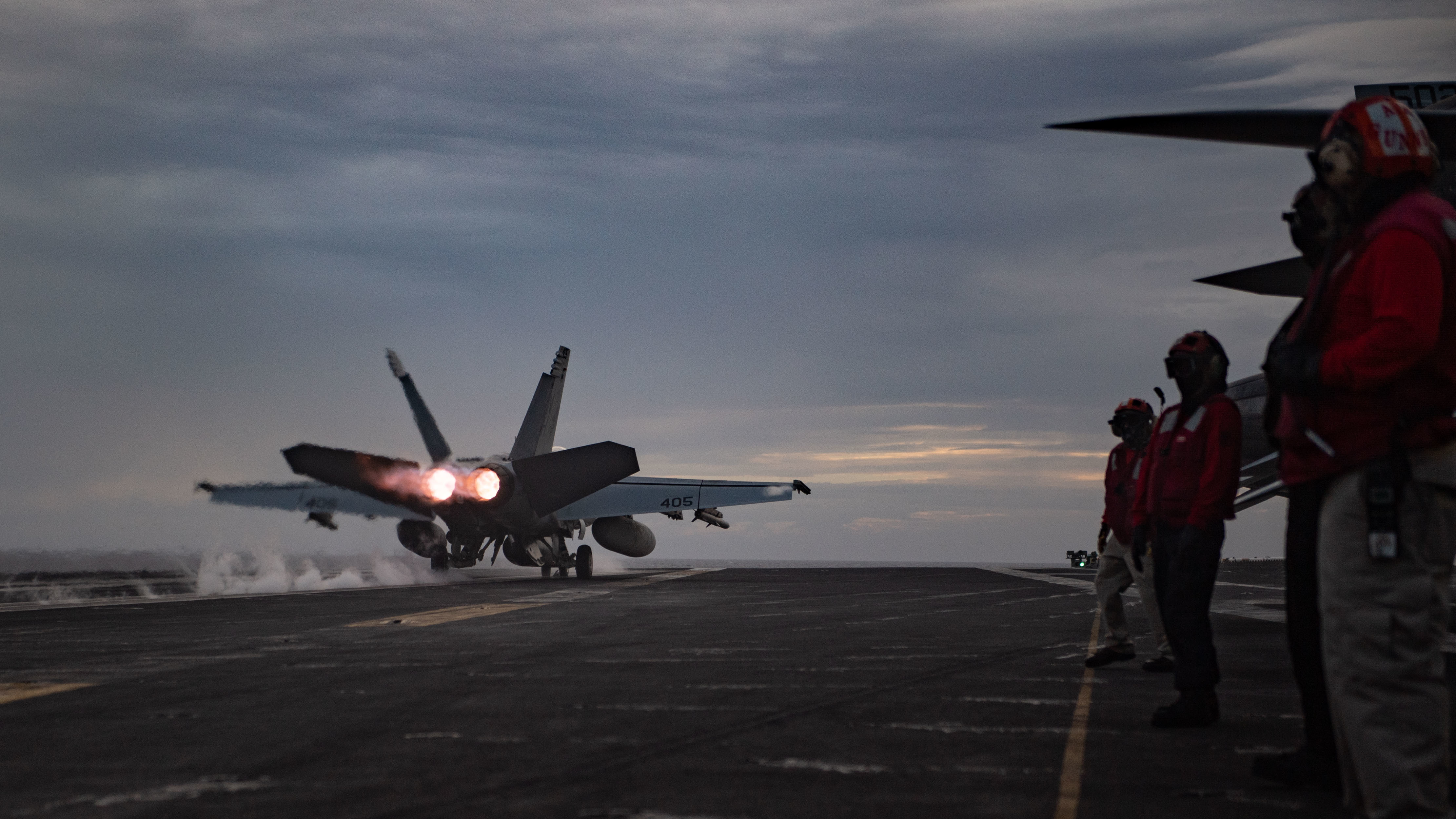 Theodore Roosevelt Carrier Strike Group Operates with Nimitz Carrier ...