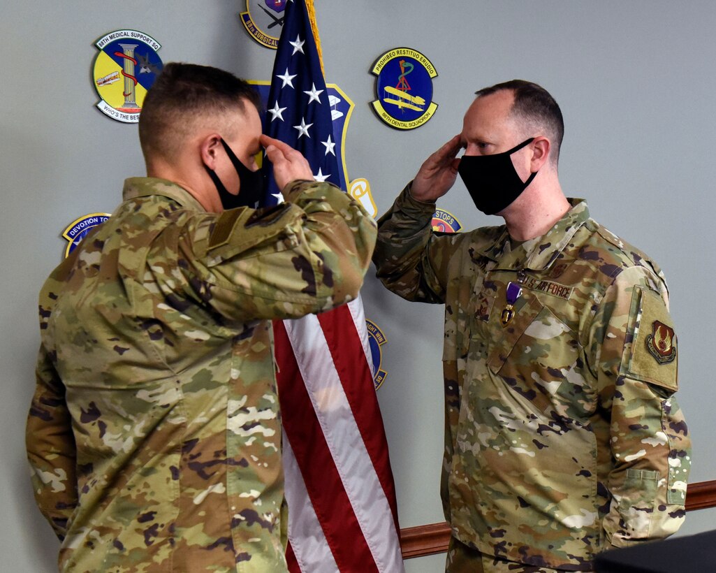 Wright-Patt Airman receives Purple Heart
