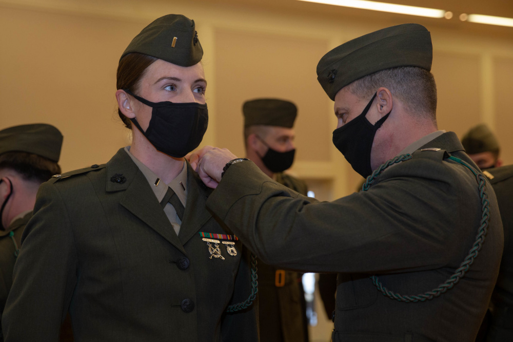 French Fourragere- Welcoming New Marines