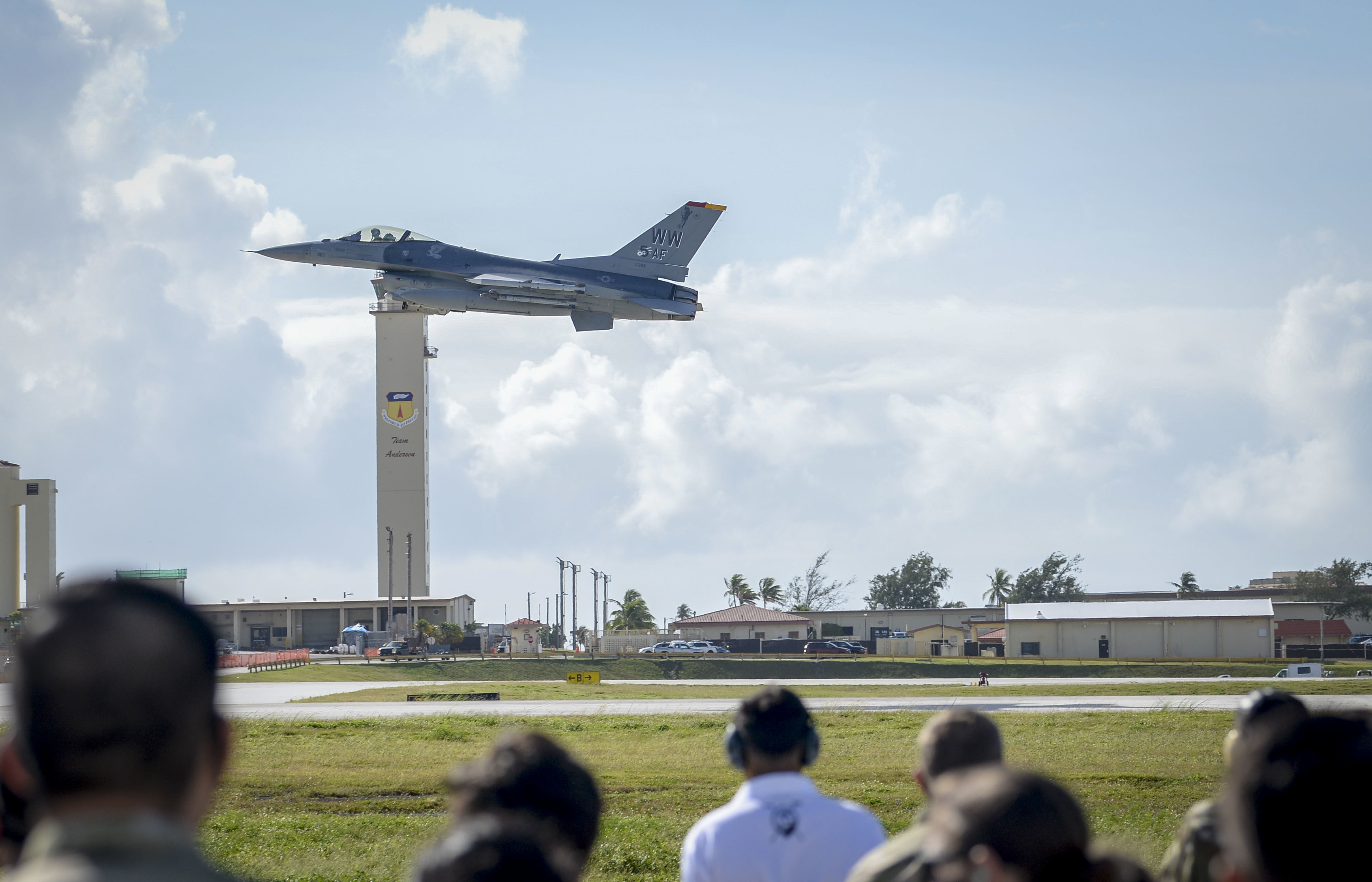 Combined forces takeoff during Cope North 2021