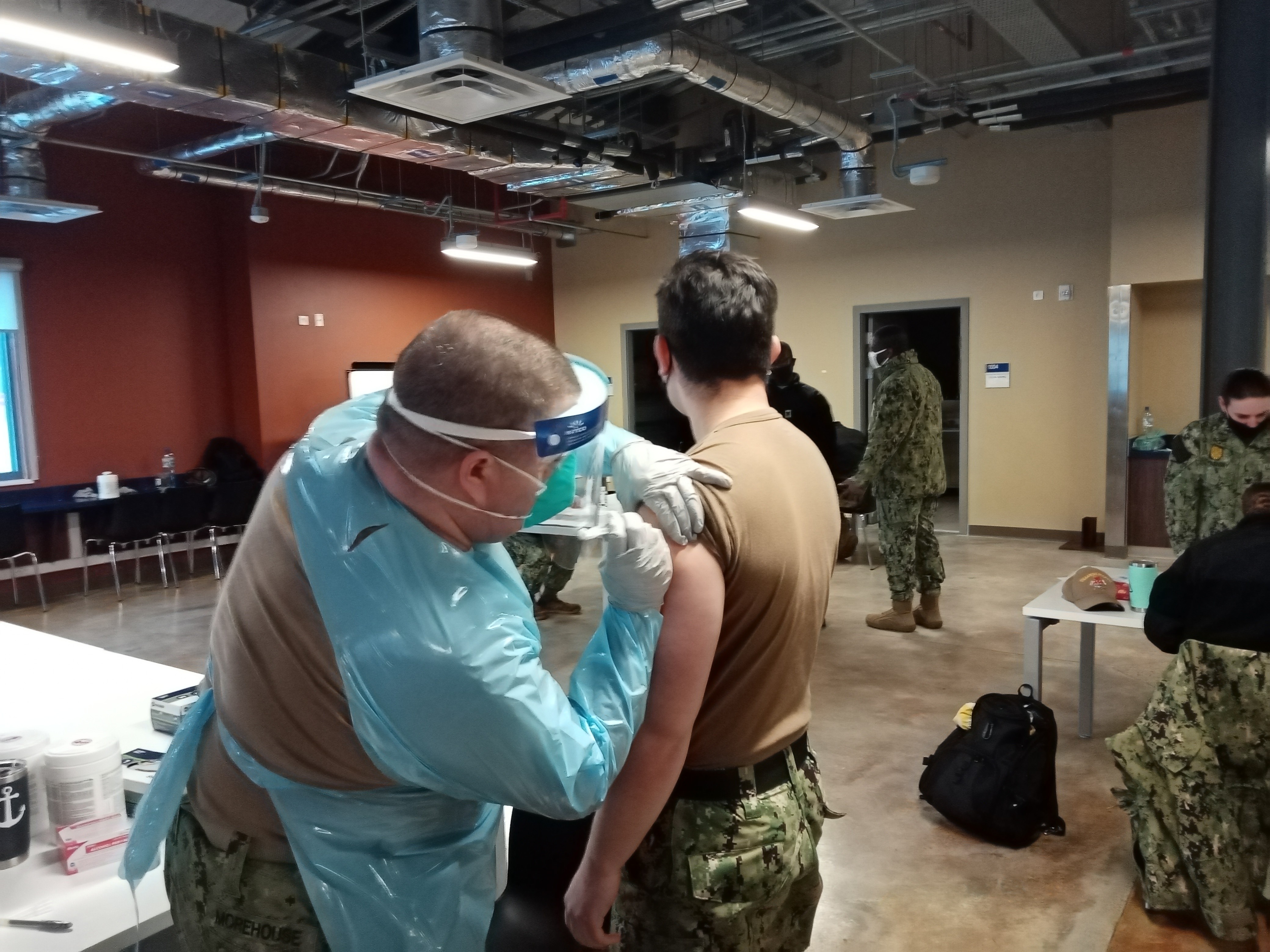 COVID-19 Vaccinations Start at NSF Redzikowo > U.S. Naval Forces Europe ...