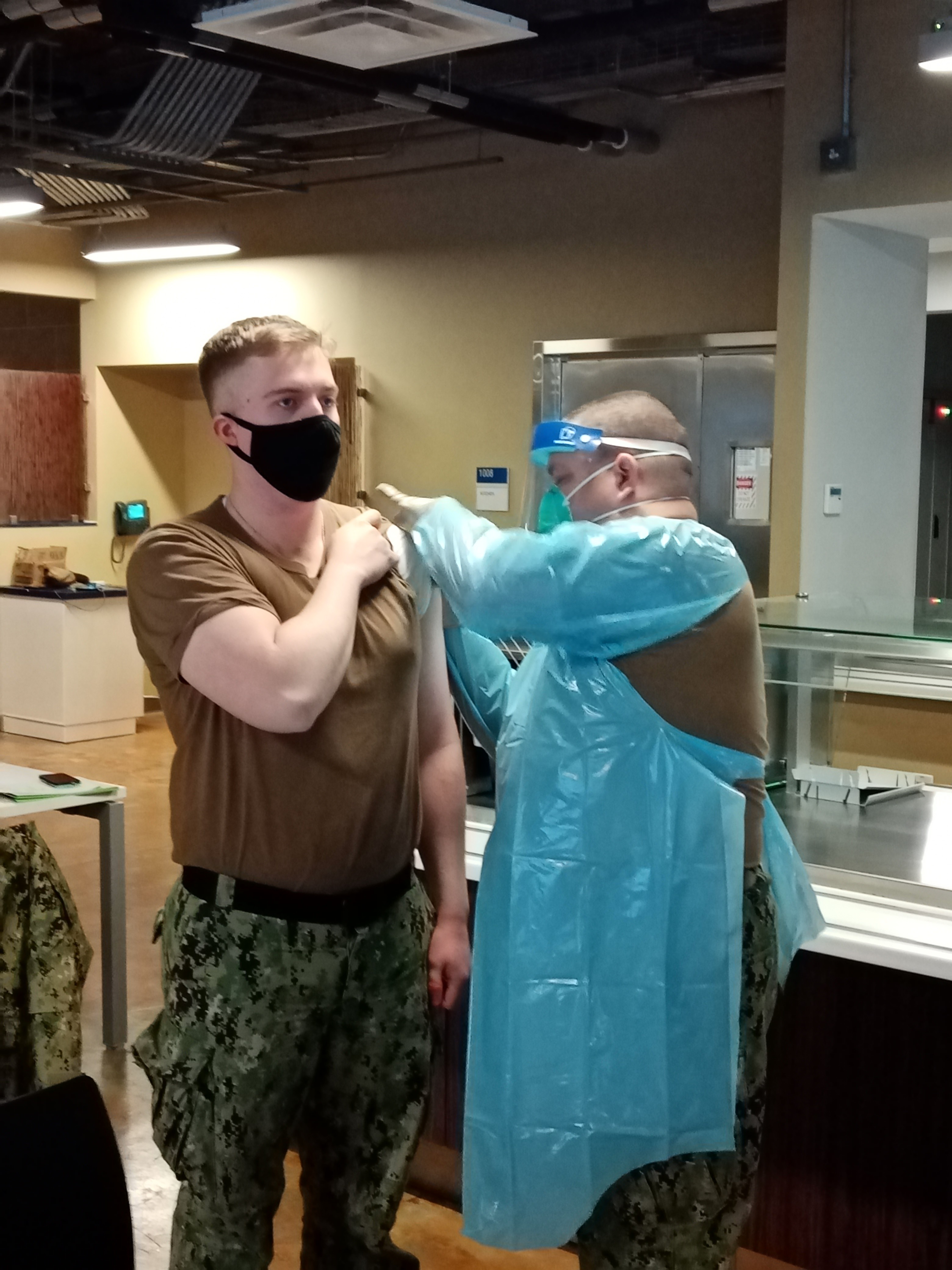 COVID-19 Vaccinations Start at Naval Support Facility Redzikowo ...