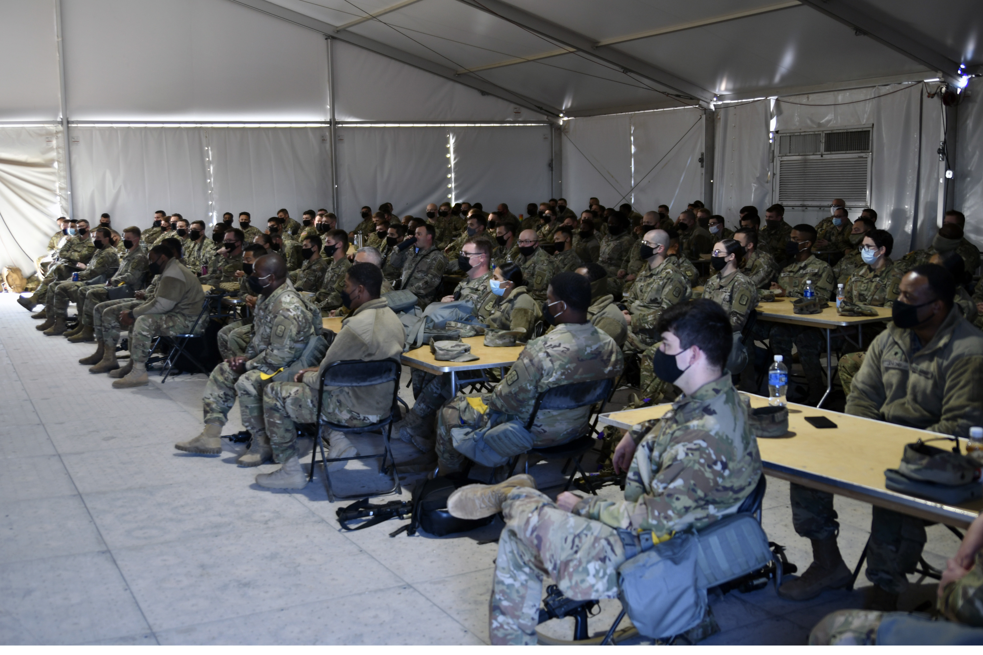 Brig. Gen. Link visits 806th Engineer Company (Route Clearance)