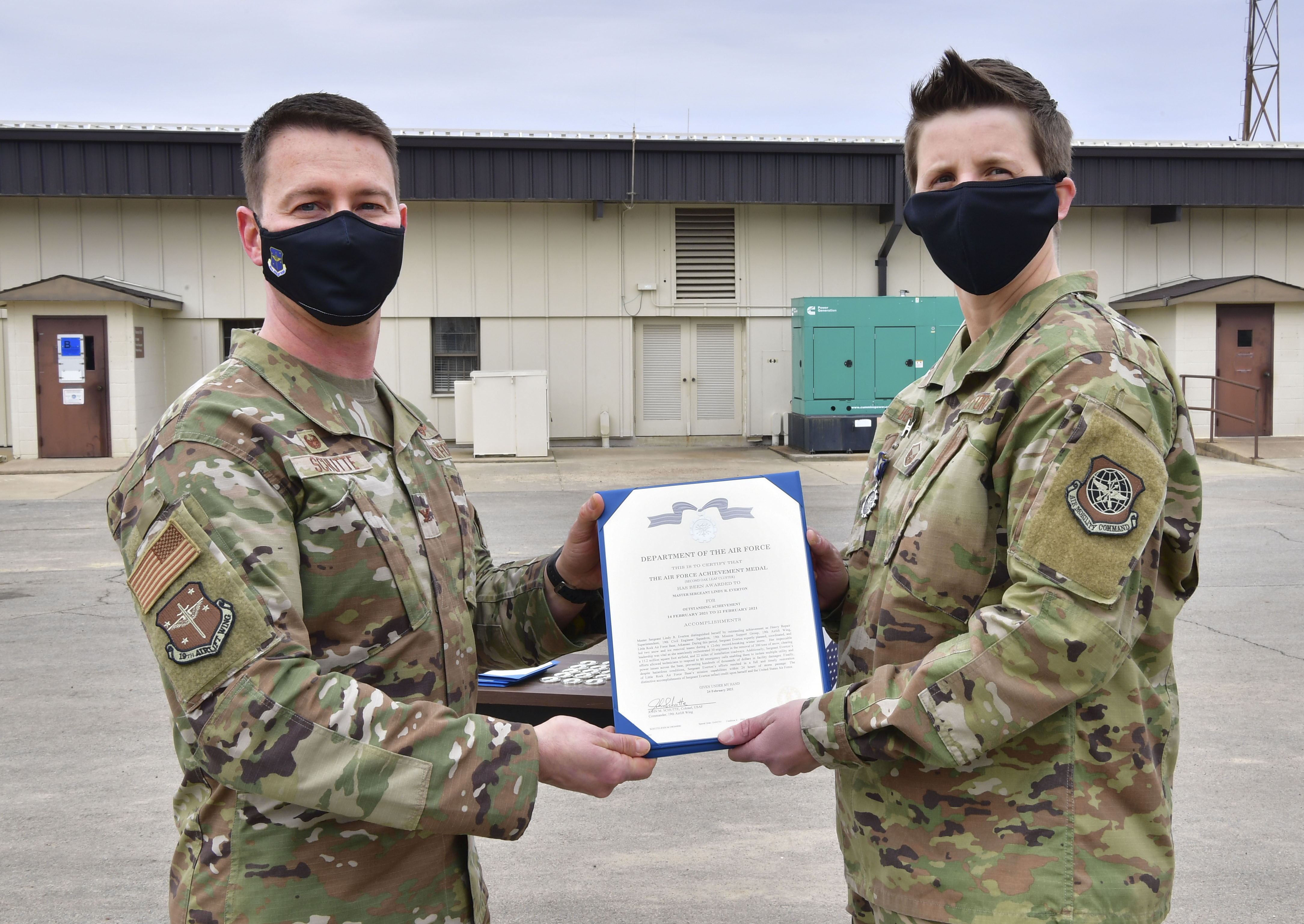 19th Aw Recognizes Star Performers Following 100 Year Storm Little