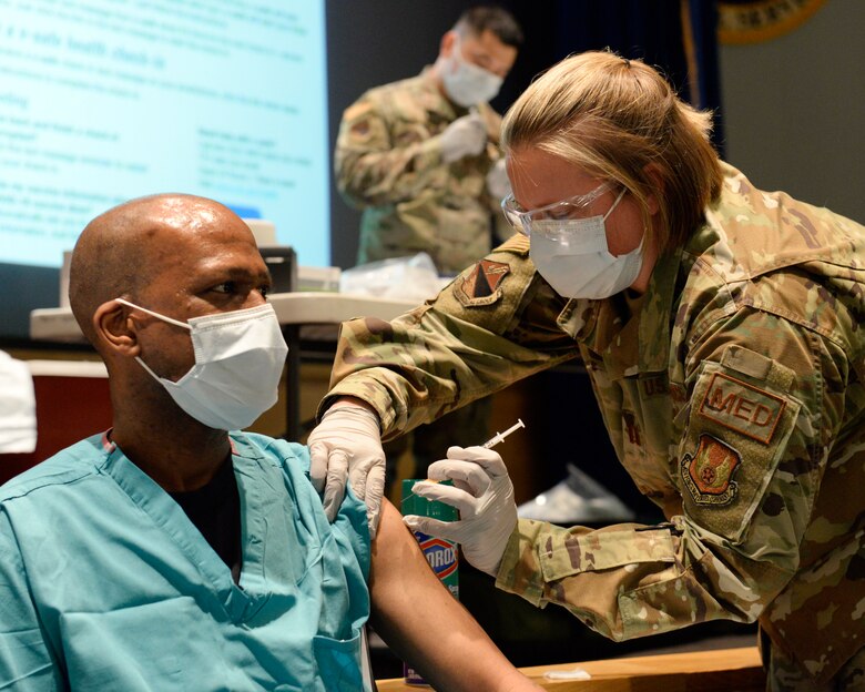 Wright-Patterson Medical Center begins administering COVID-19 vaccine ... Wright-Patterson Medical Center begins administering COVID-19 vaccine ...
