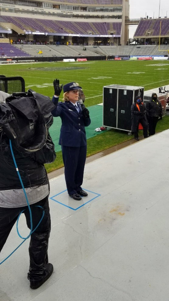 Major General Burt visits the Armed Forces Bowl > Air Force Accessions ...