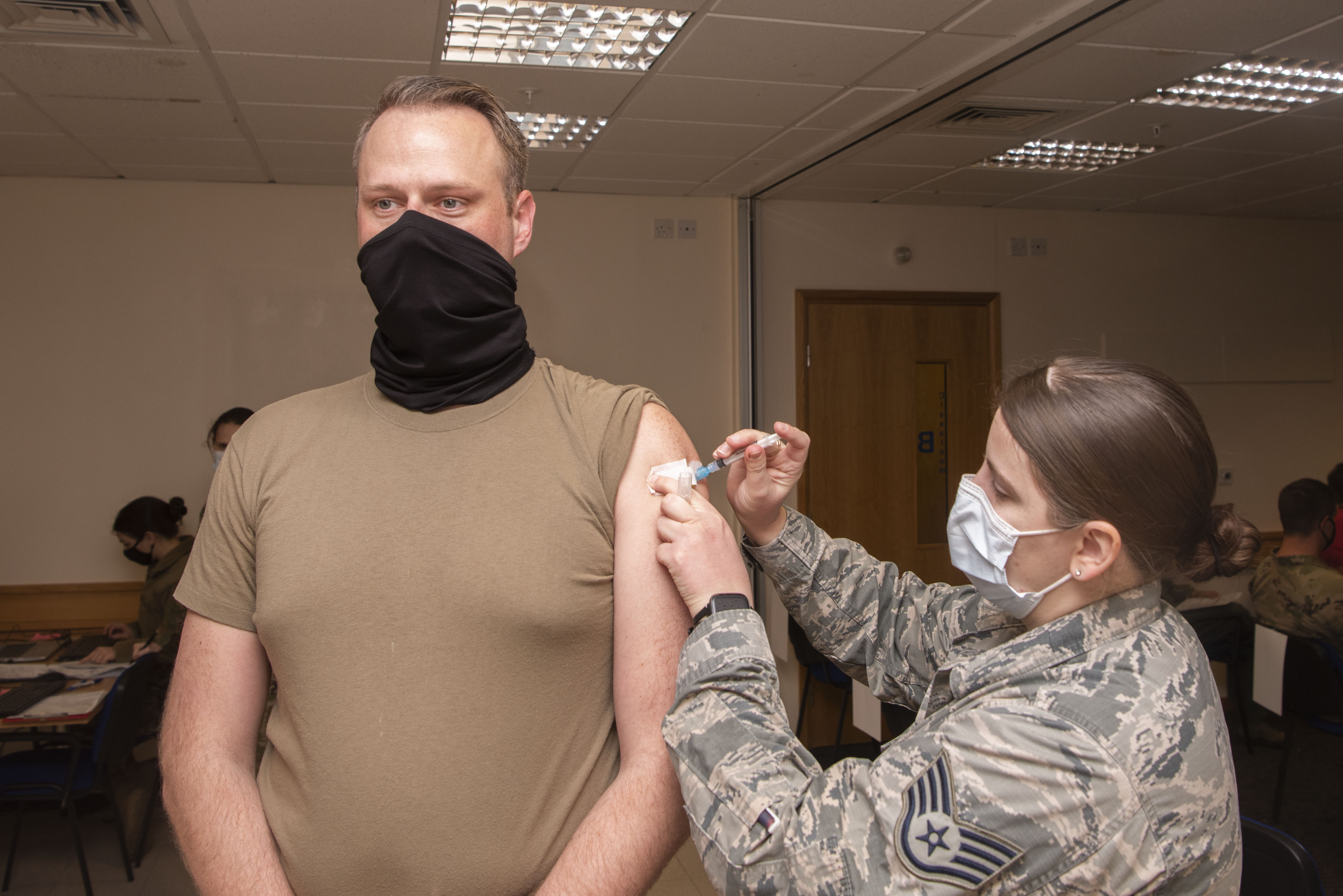 DOD begins COVID-19 vaccination distribution > Royal Air Force ...