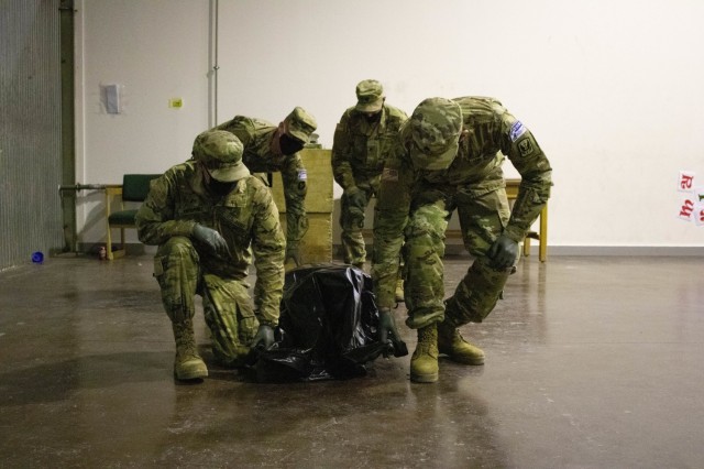 KFOR Soldier trains unit recovery team