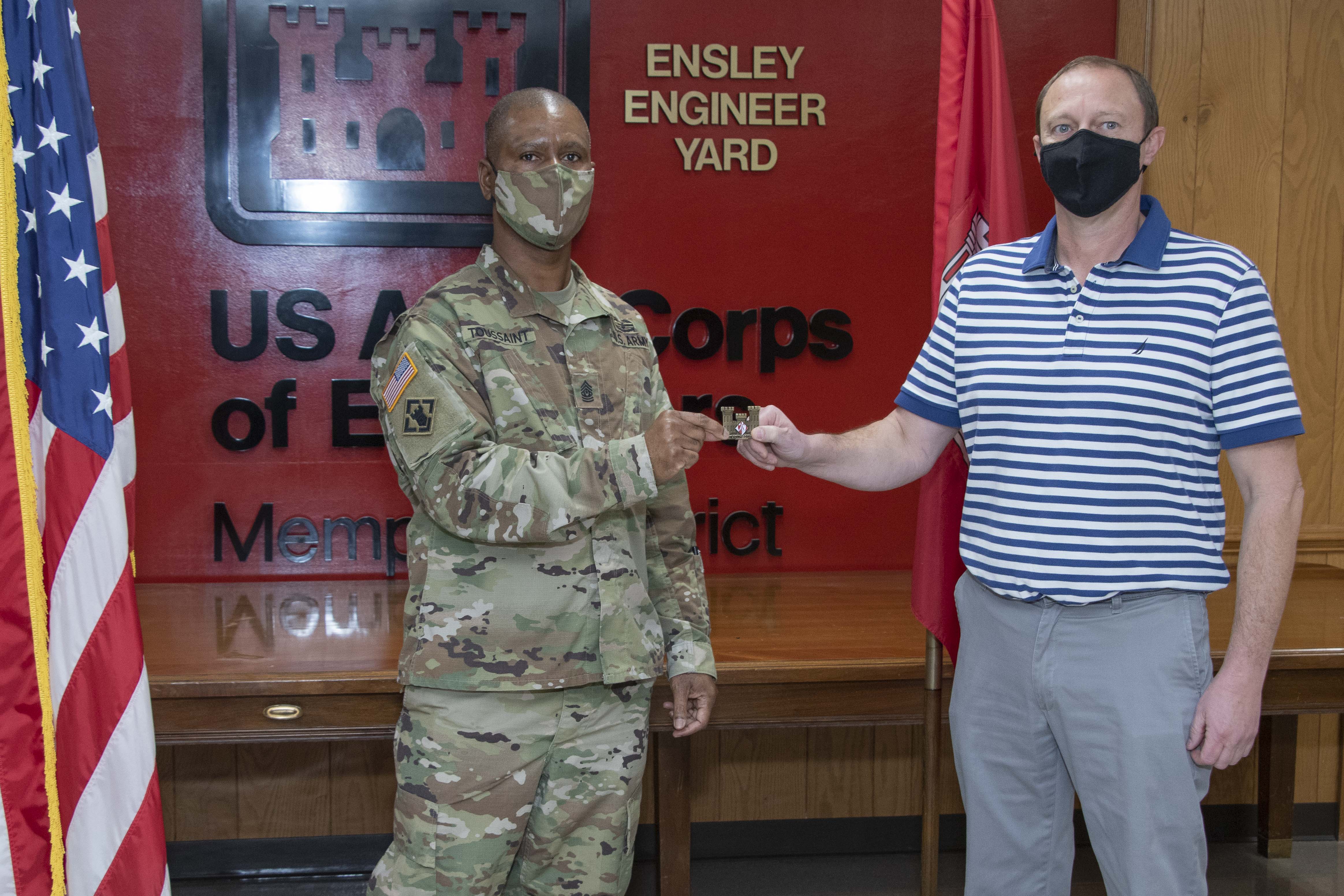 The 55th Chief of Engineers visits the Memphis District