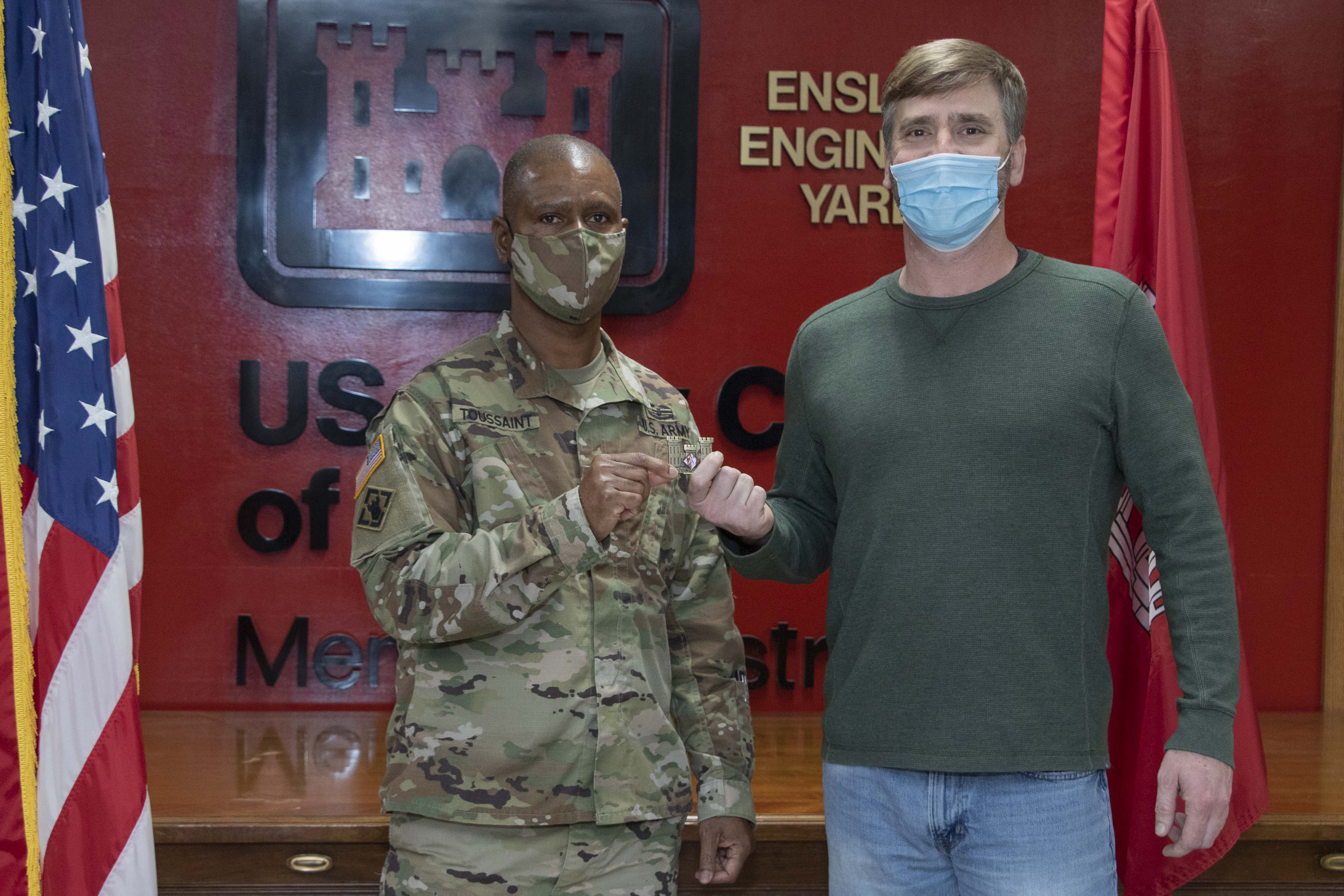 The 55th Chief of Engineers visits the Memphis District