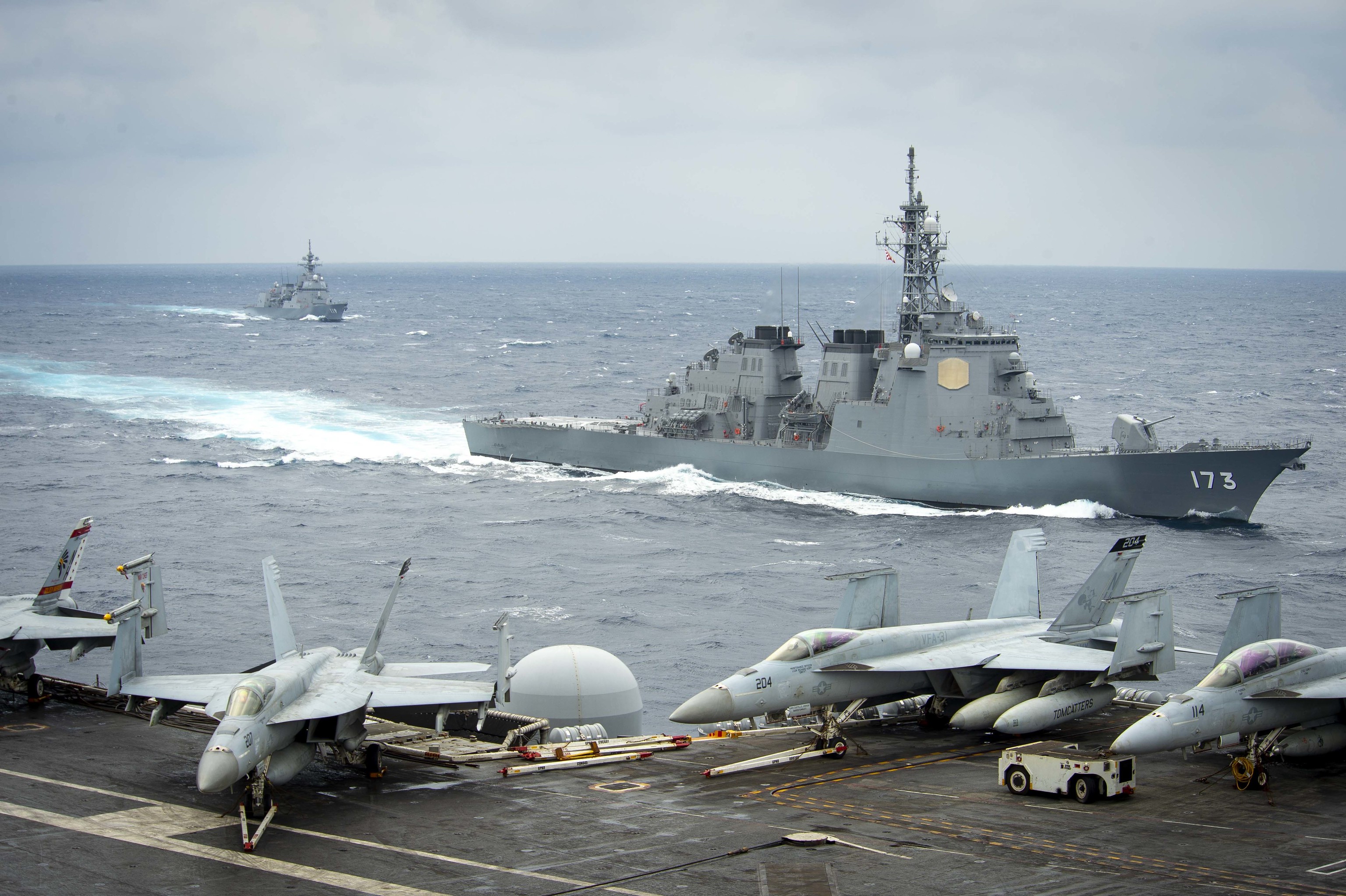Theodore Roosevelt Carrier Strike Group Operates with Nimitz Carrier ... Theodore Roosevelt Carrier Strike Group Operates with Nimitz Carrier ...