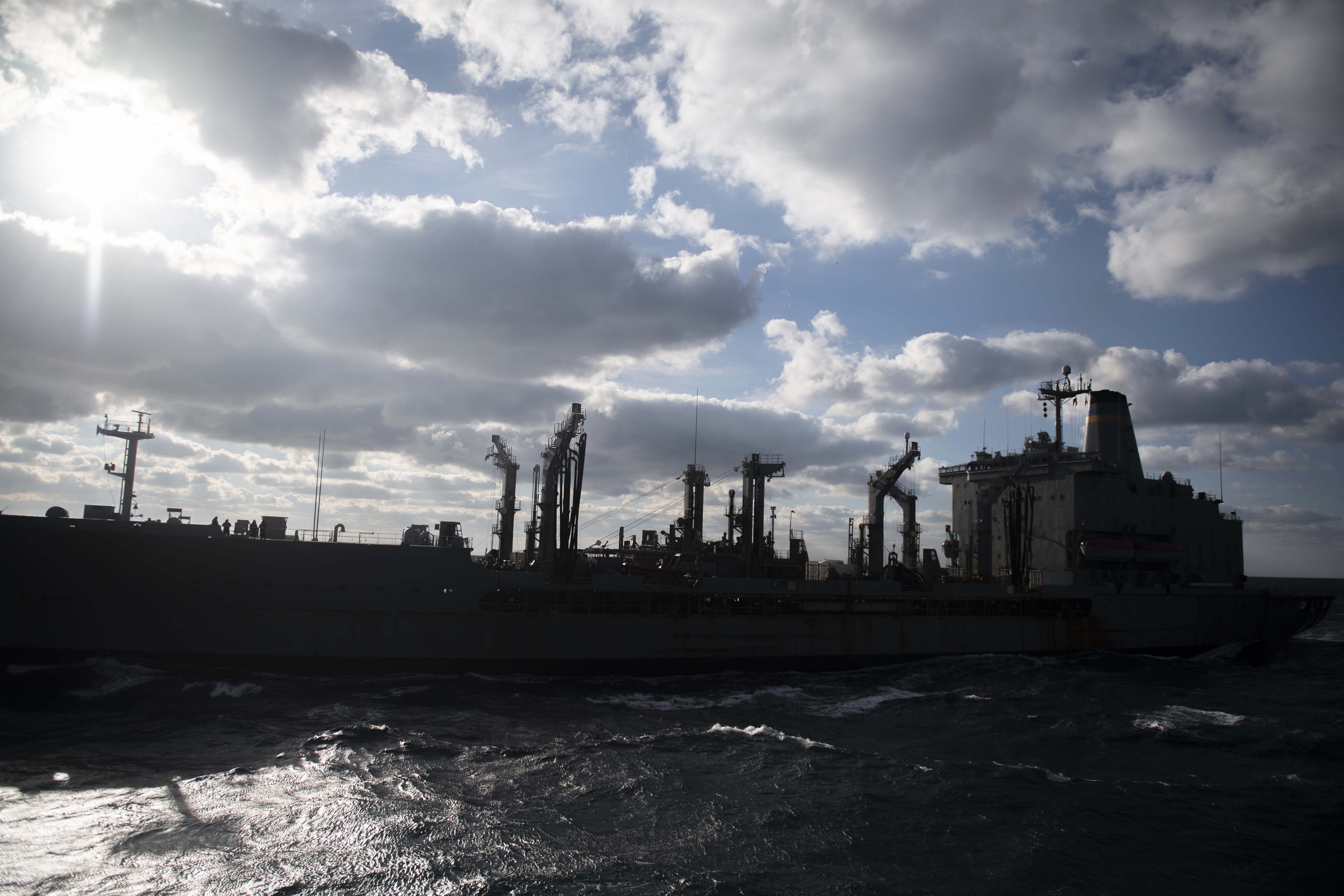 USS Donald Cook Conducts Underway Replenishment in the Black Sea > U.S ...