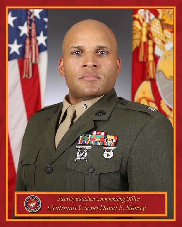 Lieutenant Colonel David S. Rainey > Marine Corps Base Quantico > Bio View