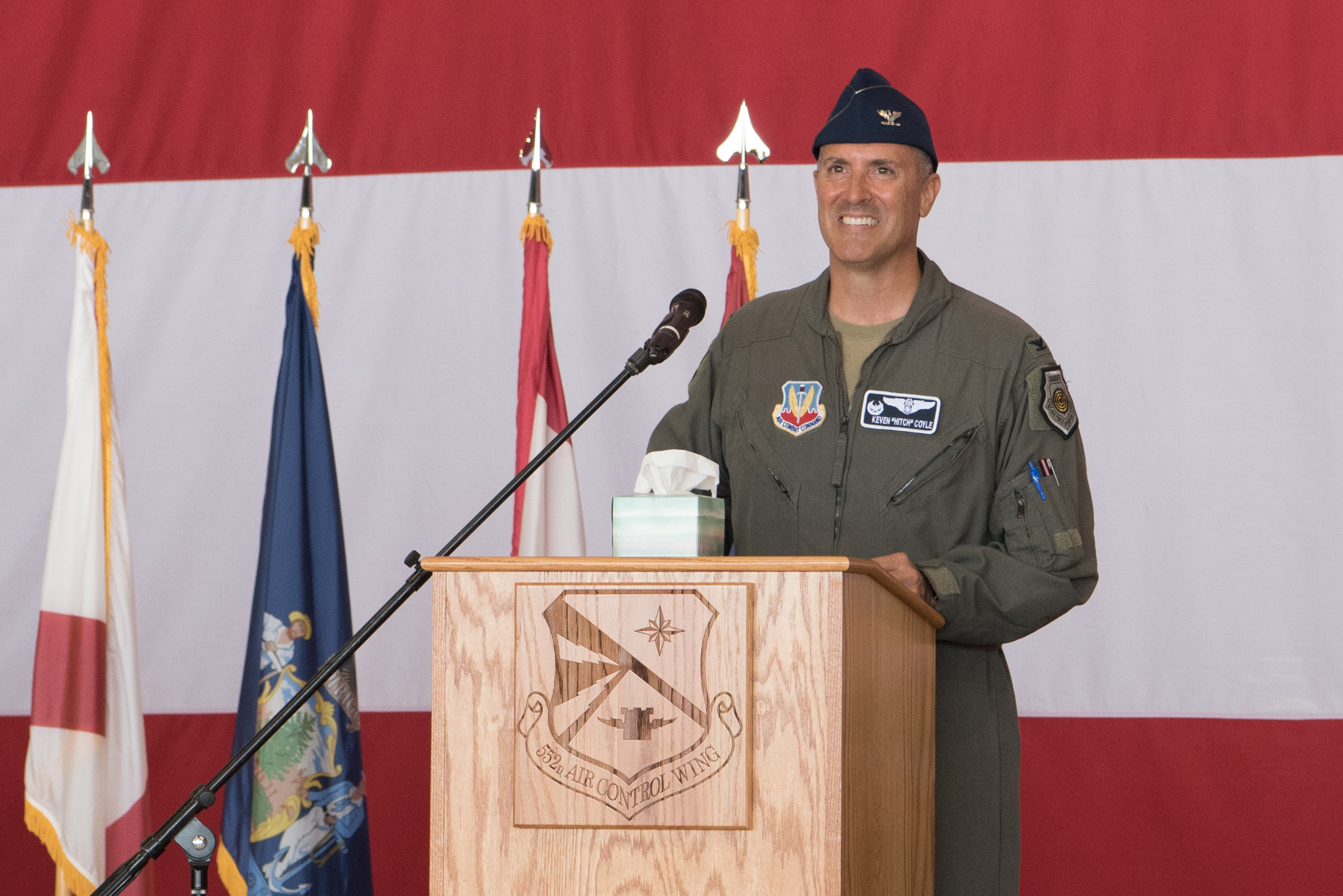 Col. Keven Coyle takes command of the 552nd Air Control Wing > 552nd ...