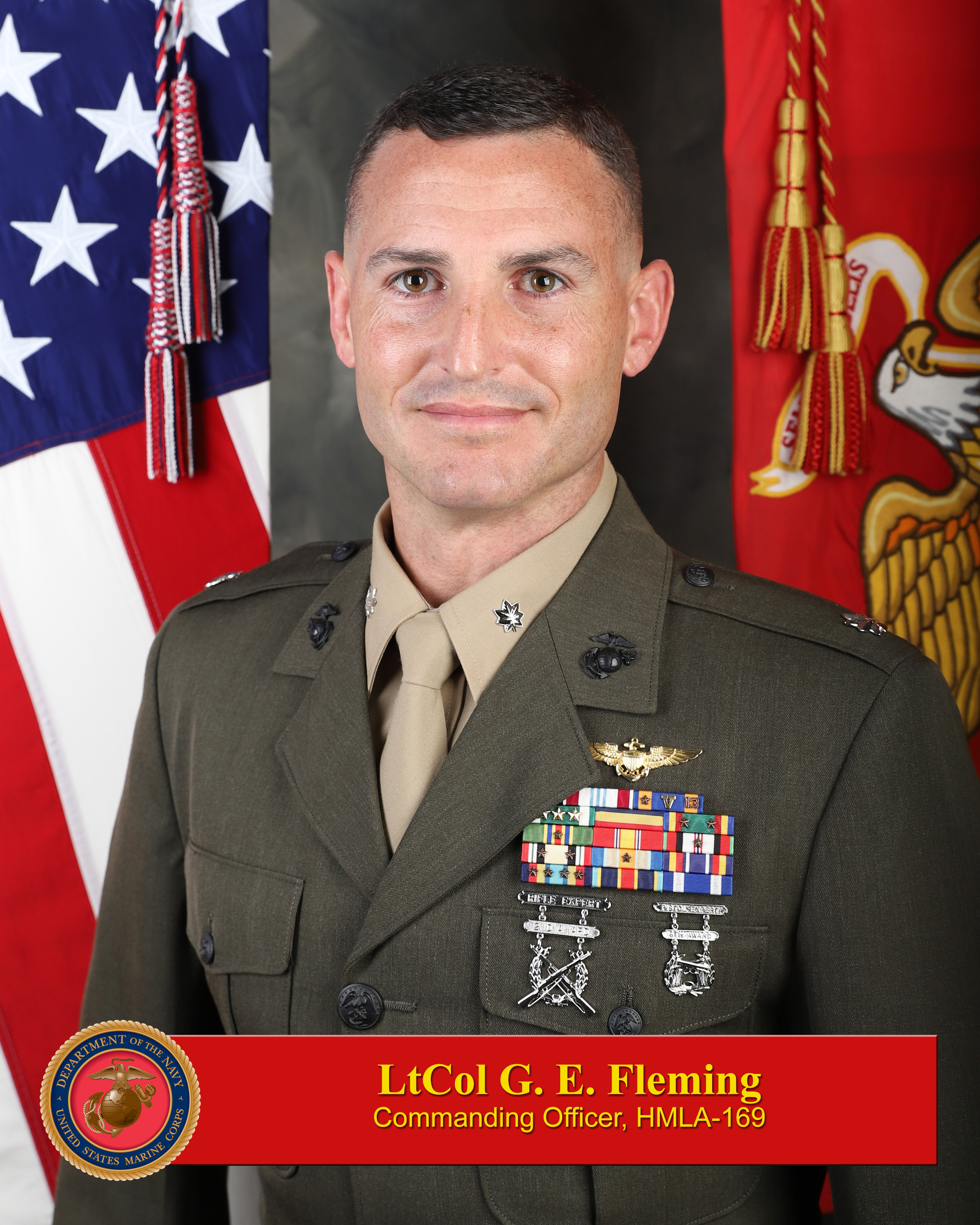 Lieutenant Colonel G. Eric Fleming > 3rd Marine Aircraft Wing > Biography