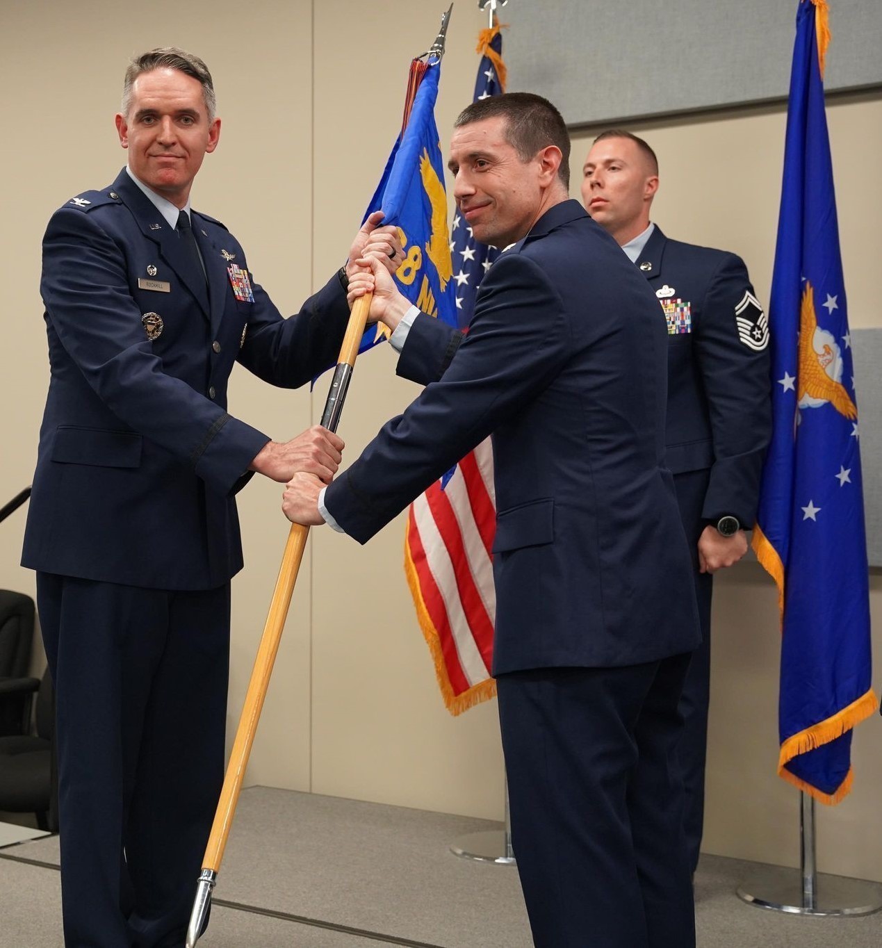 68th Network Warfare Squadron holds change of command ceremony ...