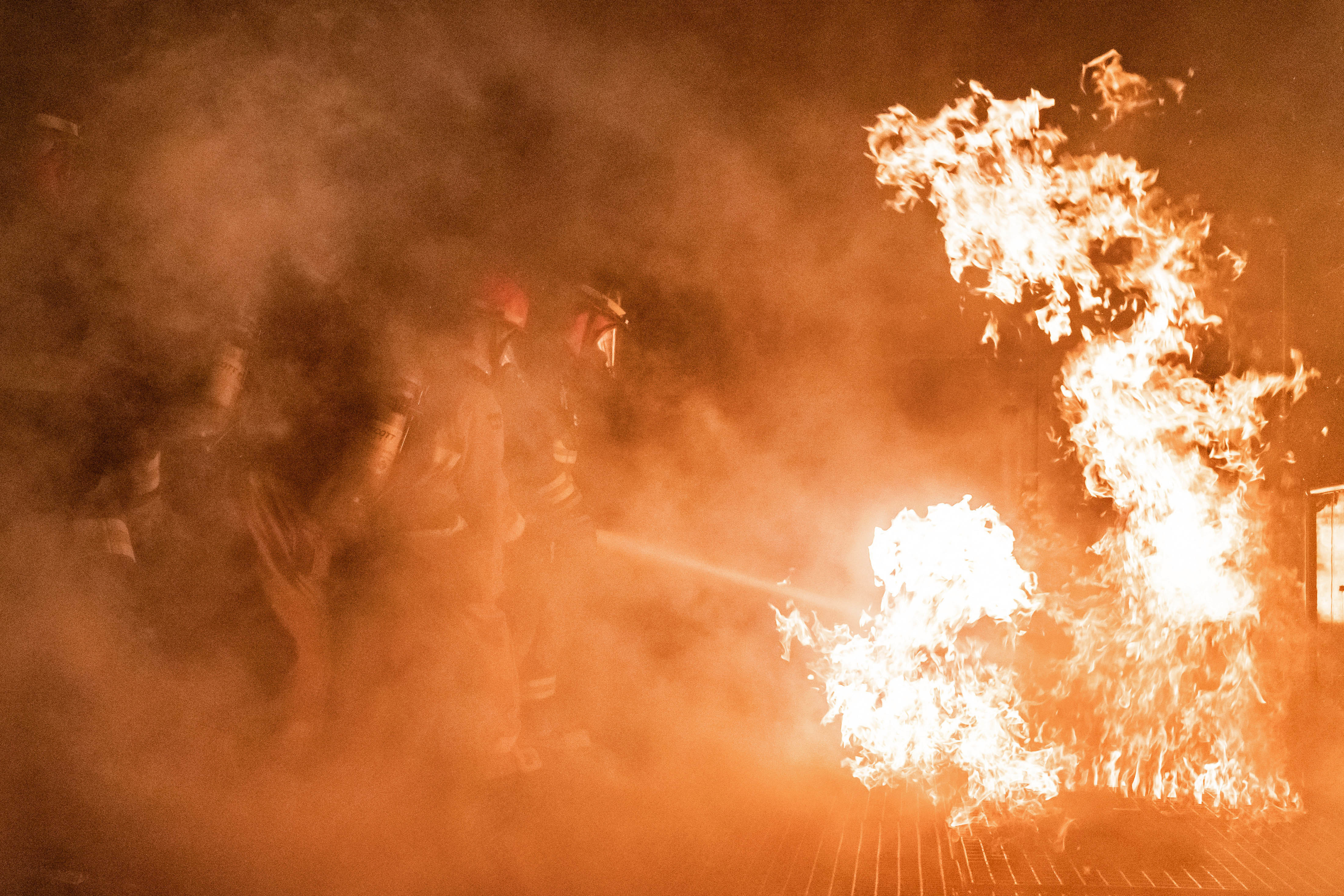 Fighting Flames | U.S. Department of War