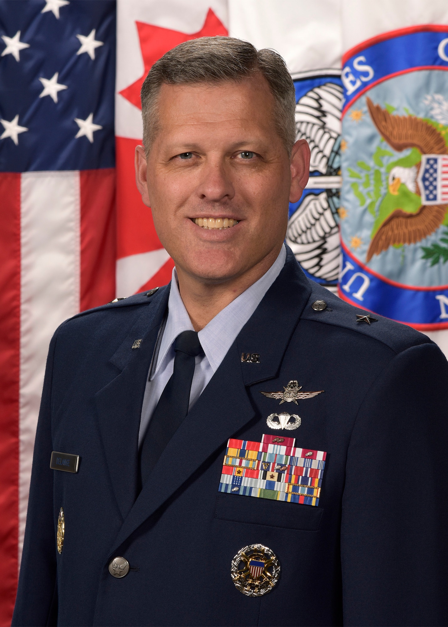 ERIC P. DELANGE > Air Force > Biography Display