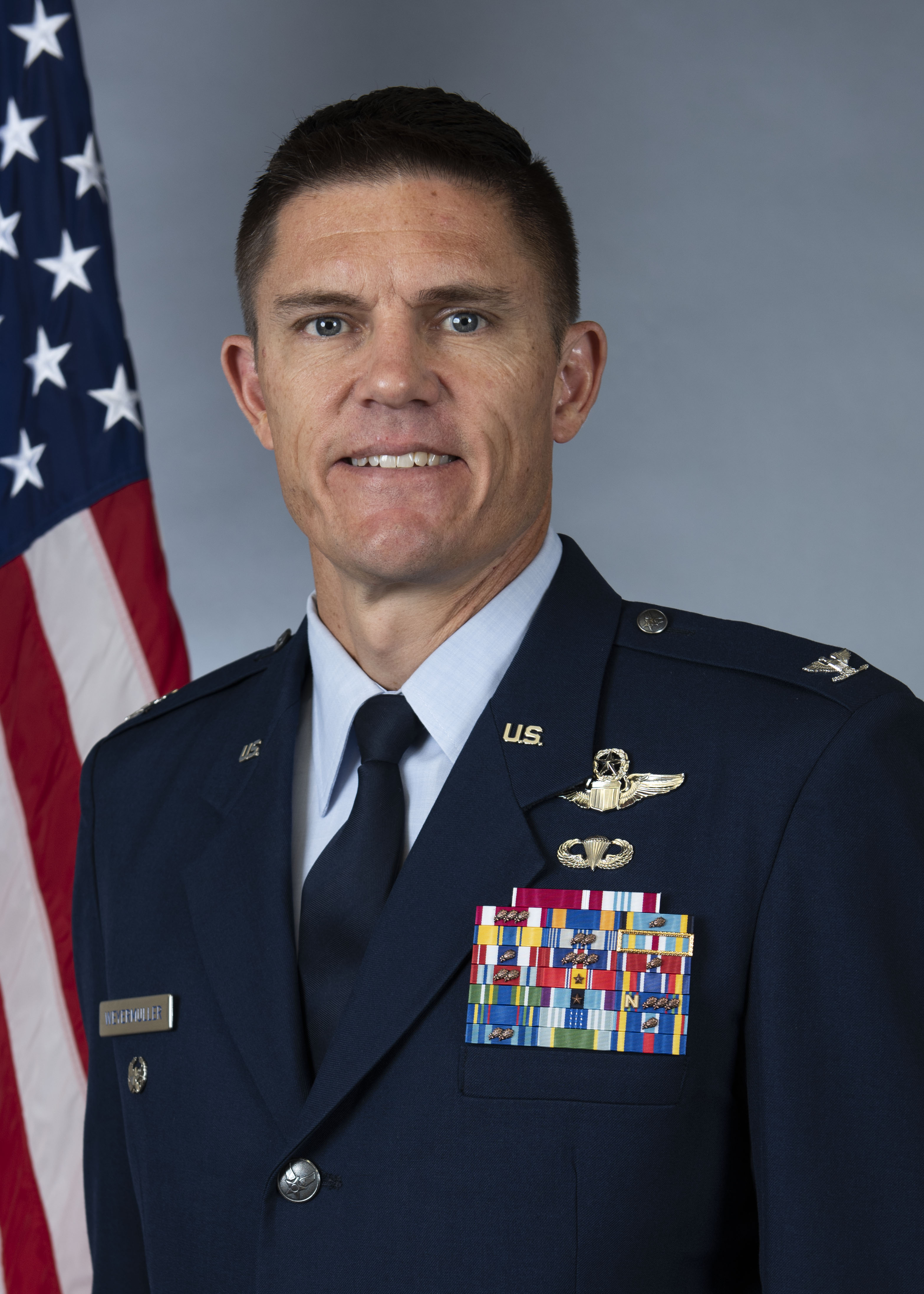 COLONEL SCOTT WEYERMULLER > 8th Air Force/J-GSOC > Display