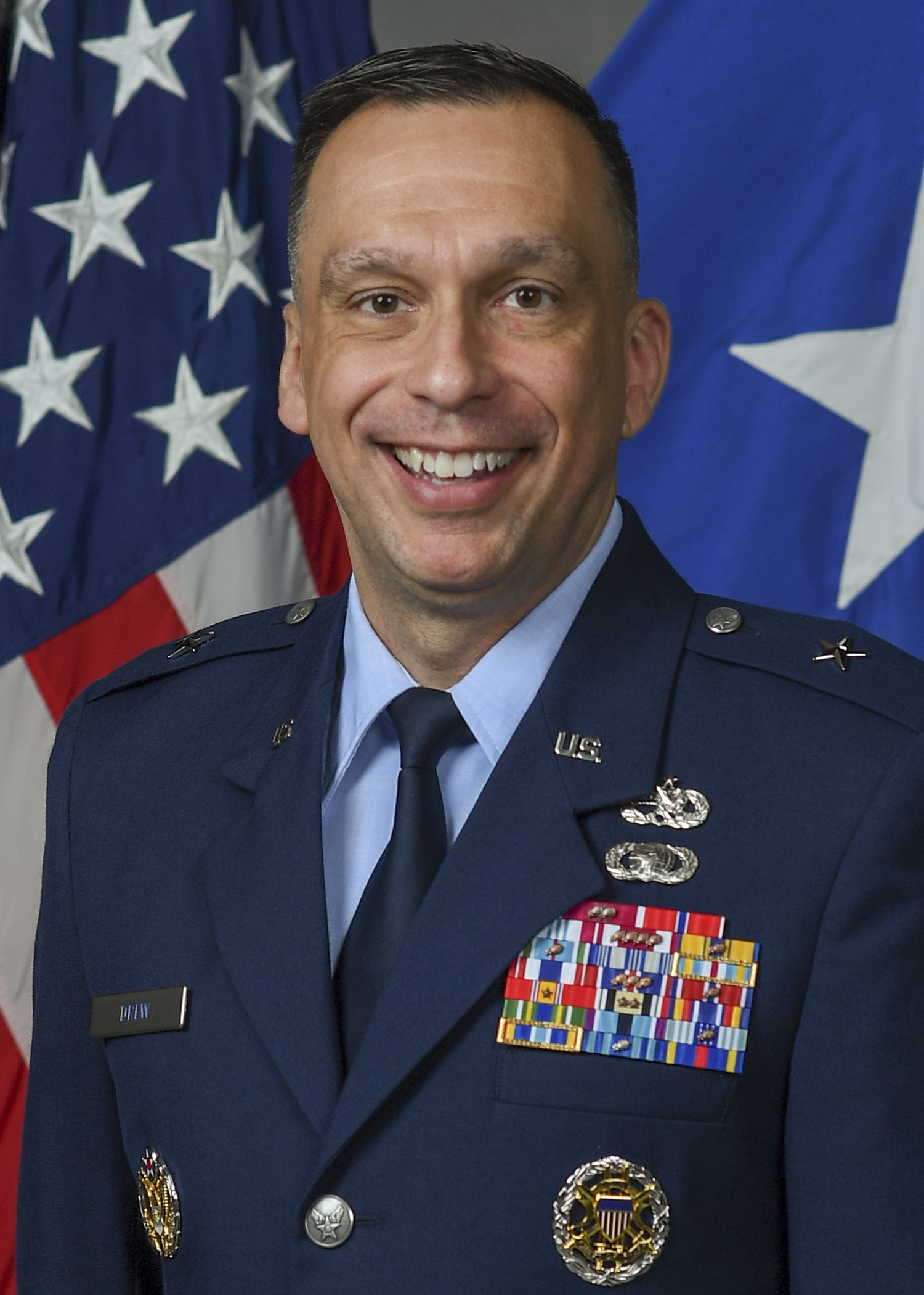 Brig. Gen. Lyle K. Drew official photo (5x7)