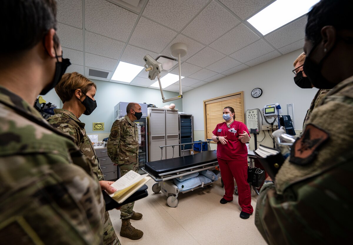 Air Force Surgeon General visits Hunters > Creech Air Force Base ...