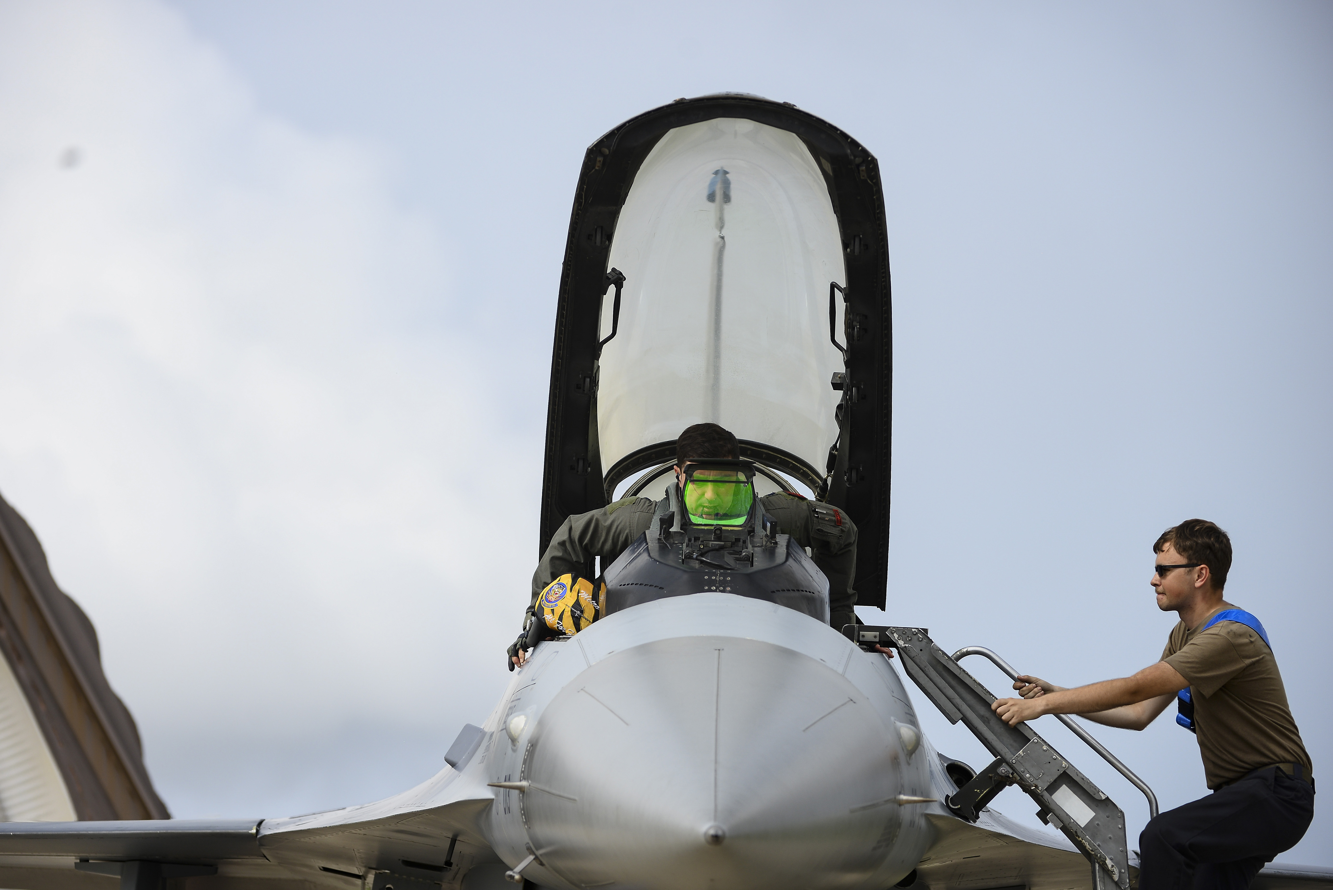 Lt. Col. Dennis Muller, 8th Operations Support Squadron commander ...